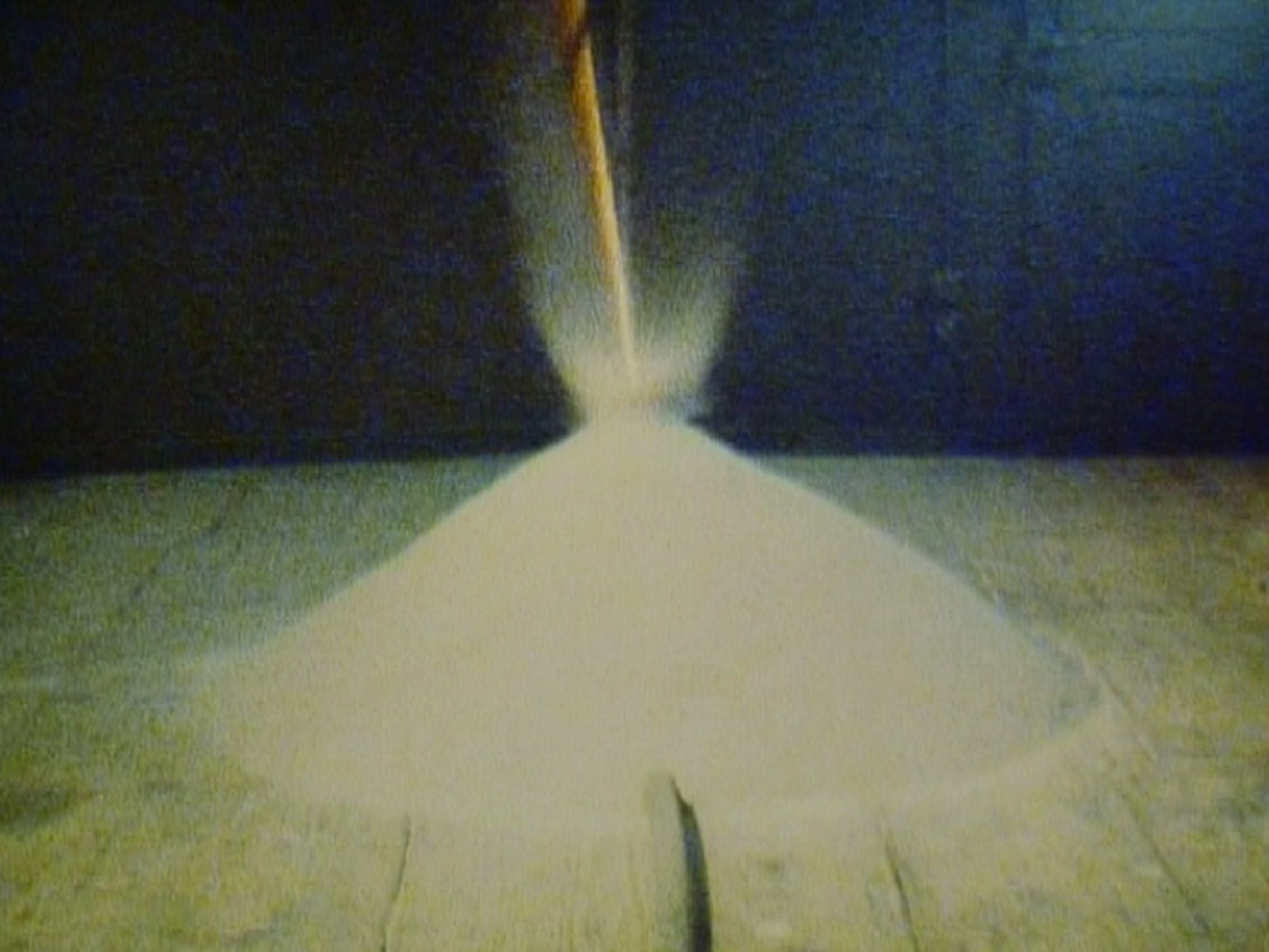Roman Signer. Sand Cone. 1982 | MoMA