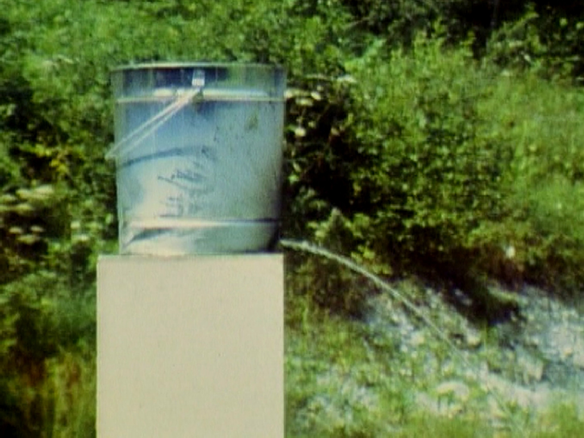 Roman Signer. Bucket. 1983 | MoMA