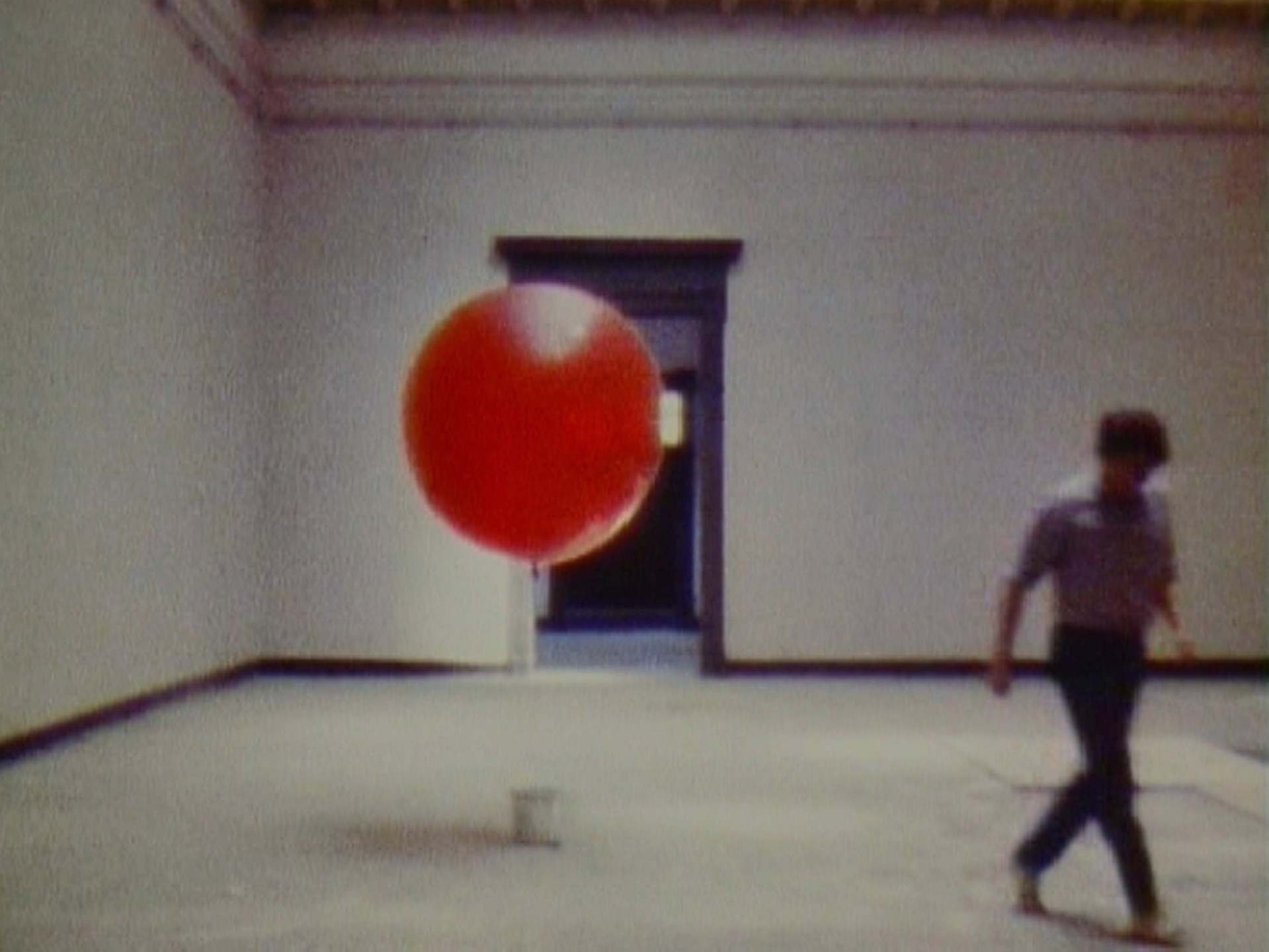 Roman Signer. Balloon Bucket. 1982 | MoMA