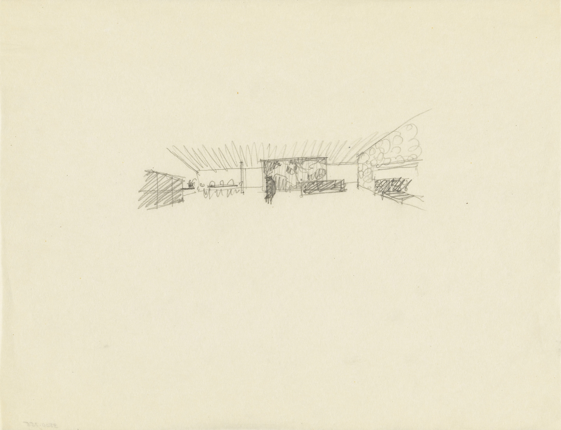 Ludwig Mies van der Rohe. Resor House Project, Jackson Hole, Wyoming ...