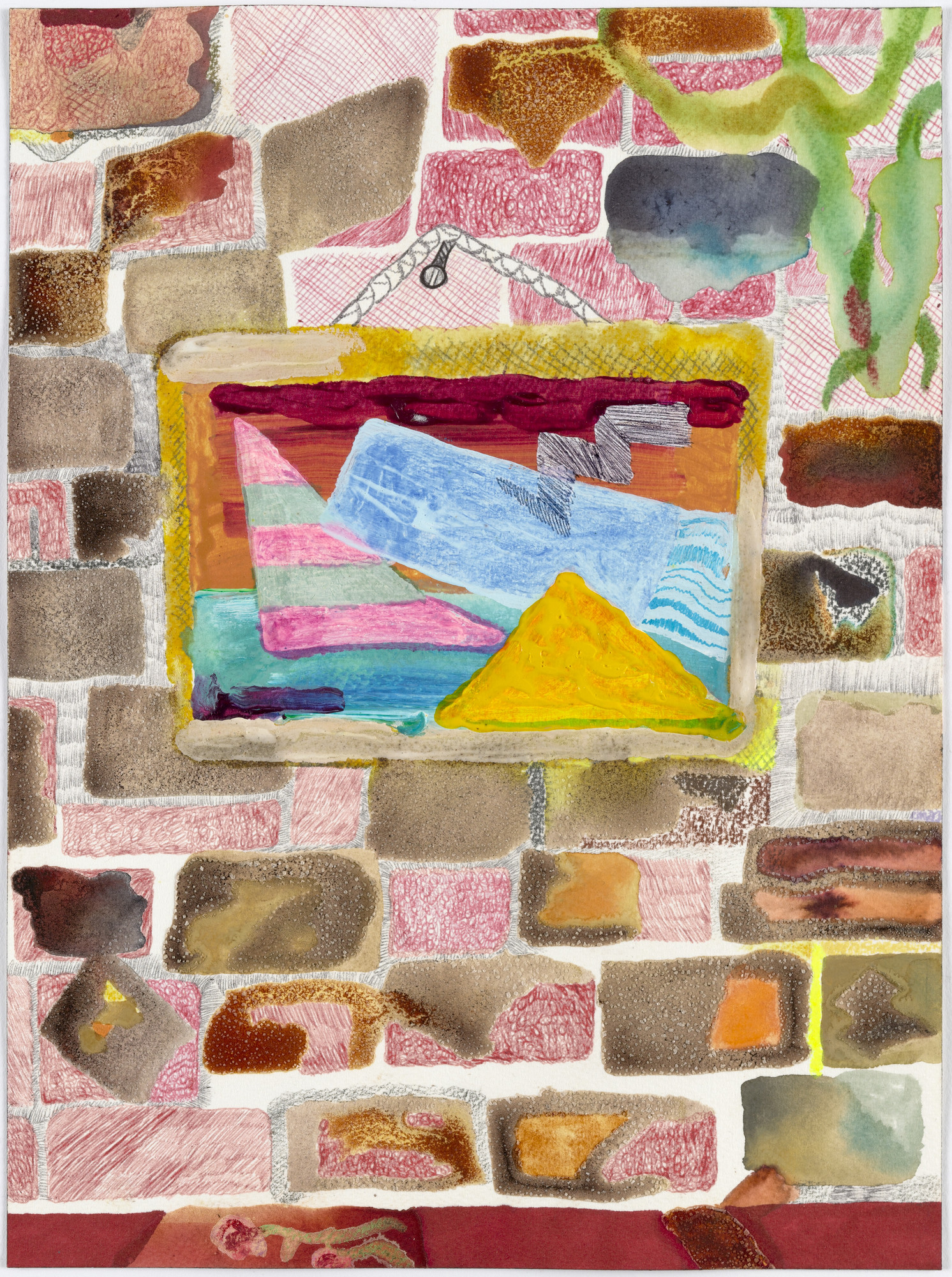 Tyson Reeder. Painting on Brick Wall. 2002 | MoMA