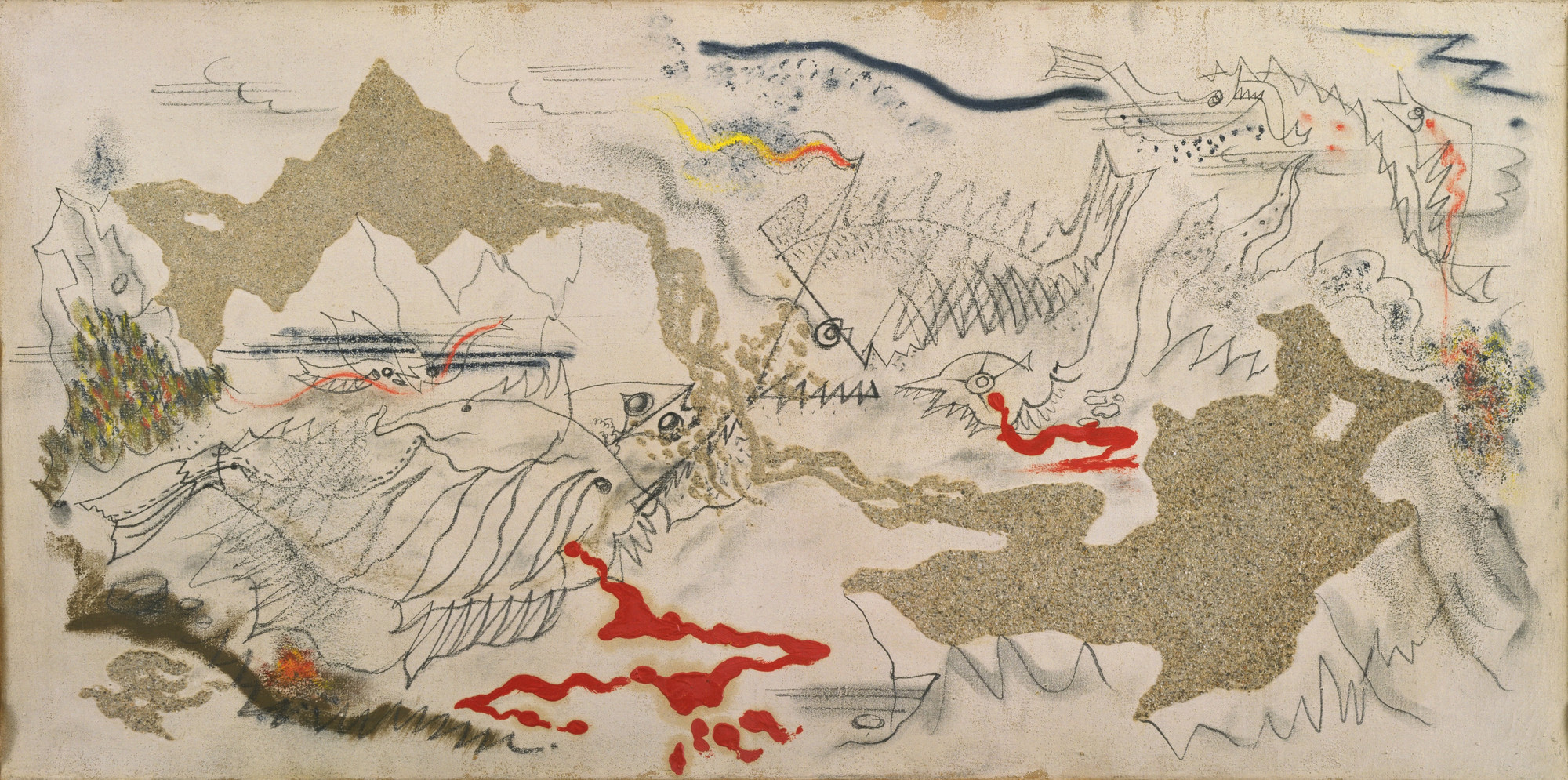 André Masson. Battle of Fishes. 1926 | MoMA