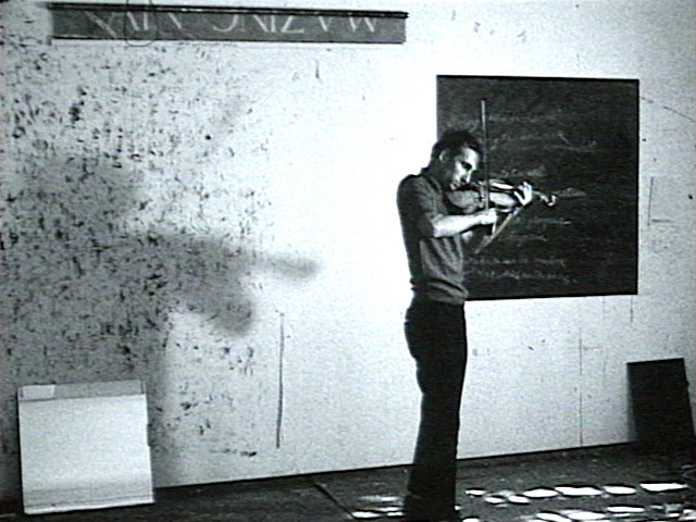 Bruce Nauman. Violin Film #1 (Playing The Violin As Fast As I Can ...