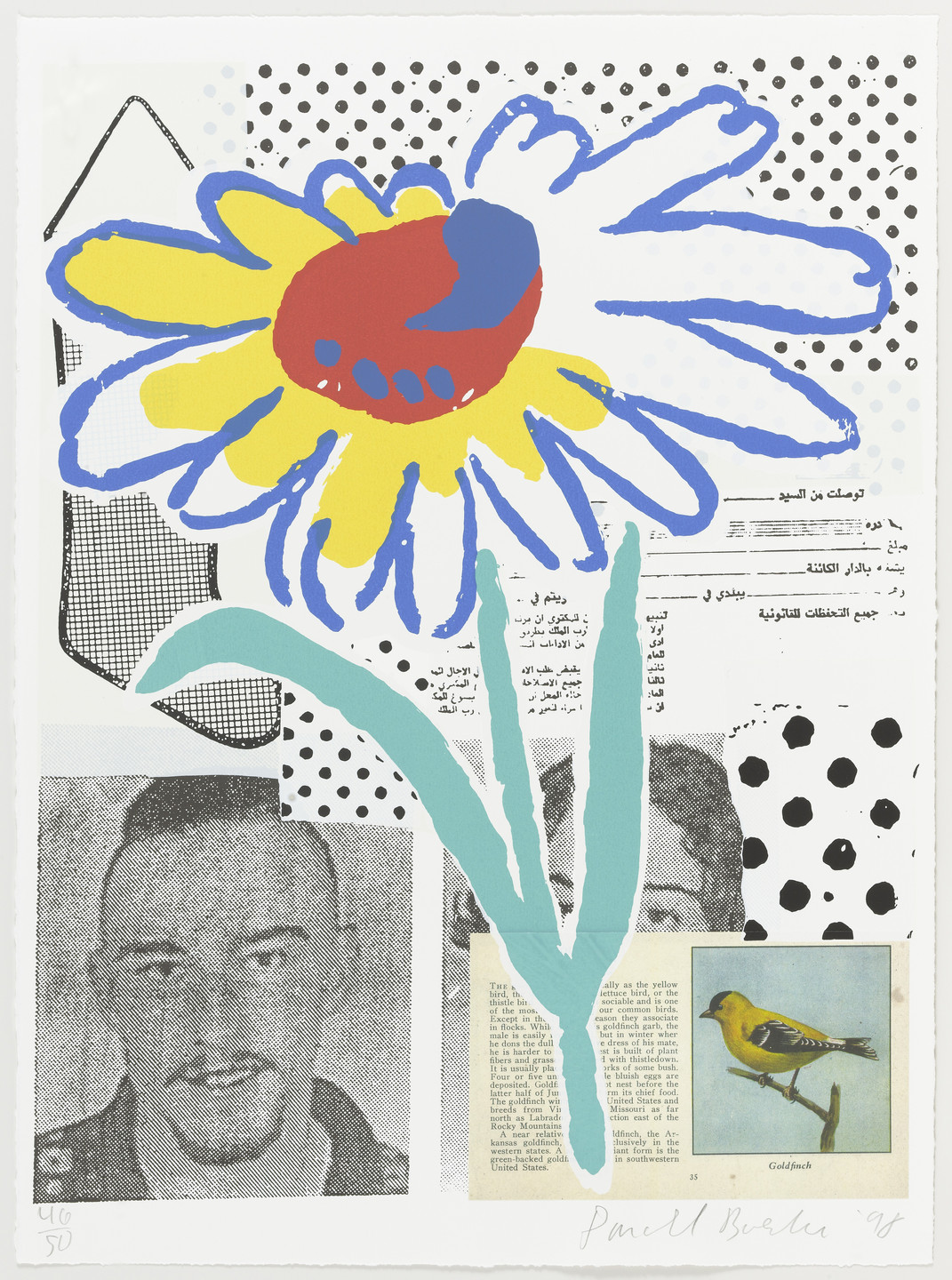 Donald Baechler. The Benefit Flower from Exit 8. 1998 | MoMA