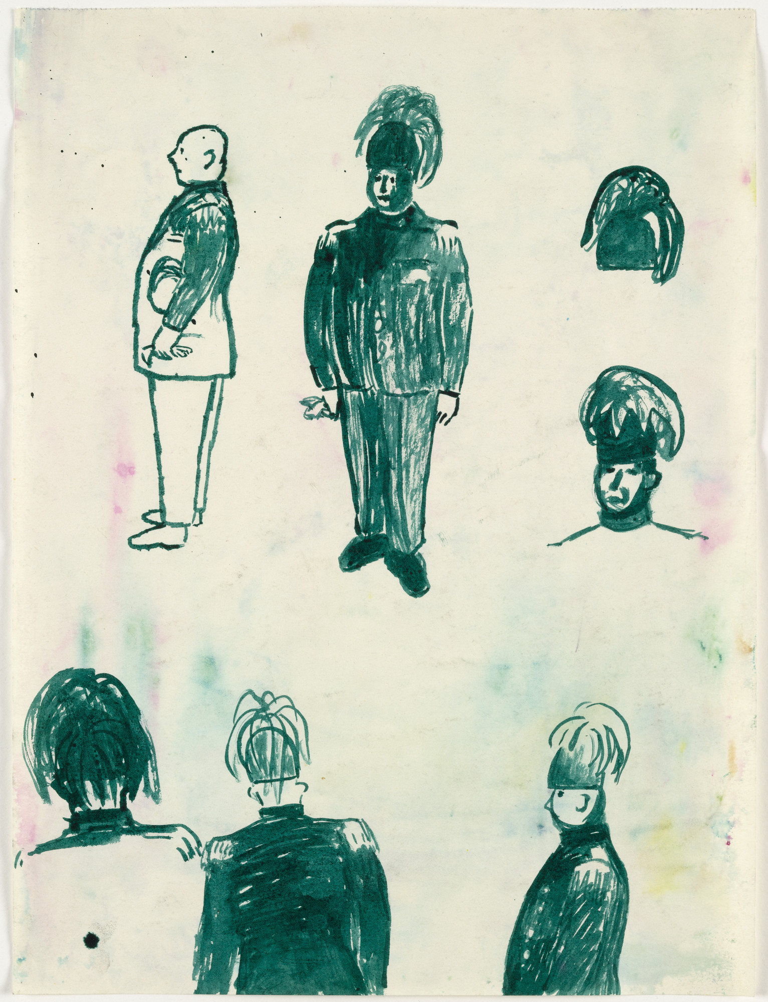 Ingeborg Gabriel. Untitled No. 1480 (men with hat). 1993 | MoMA