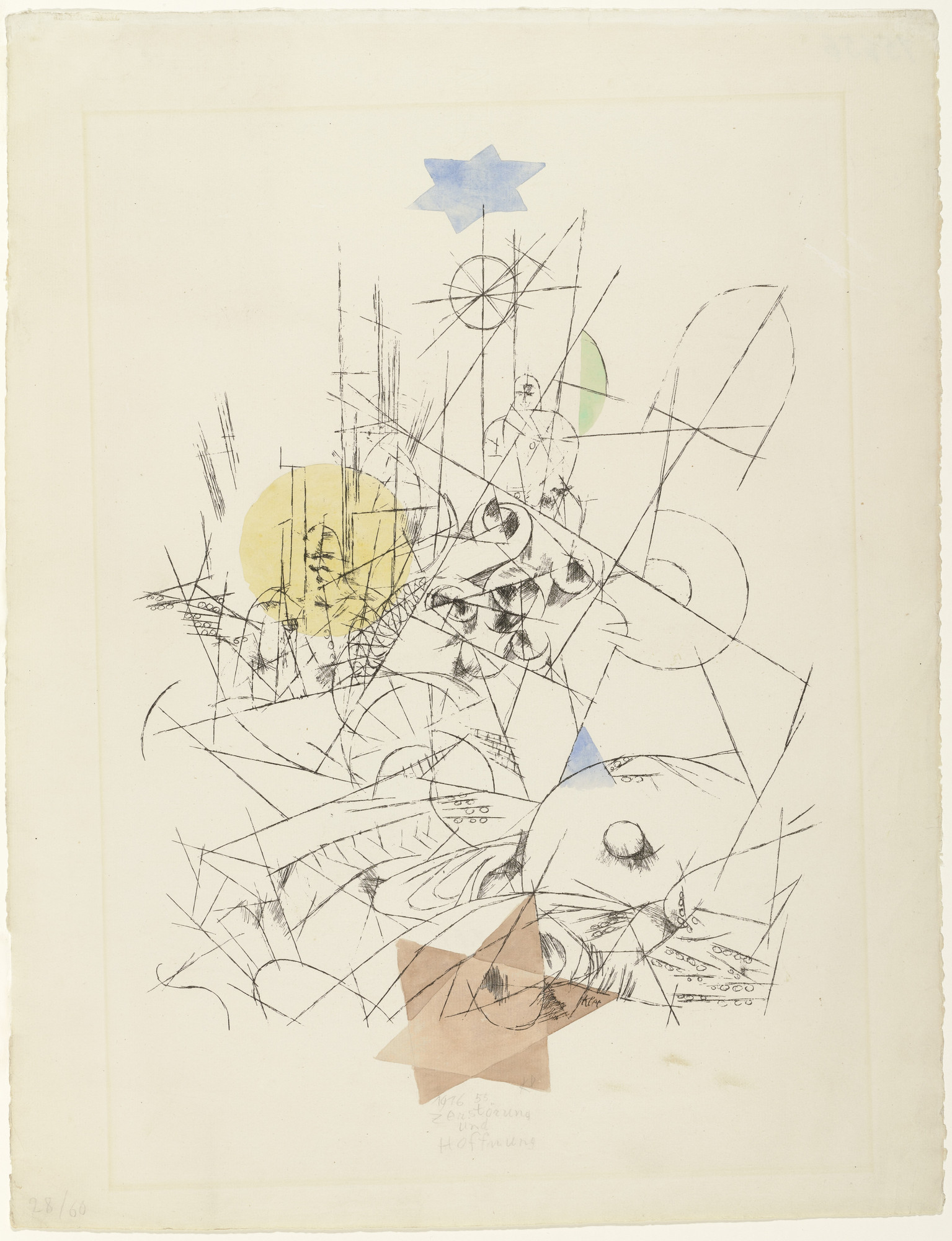 Paul Klee. Destruction and Hope (Zerstörung und Hoffnung). 1916 | MoMA