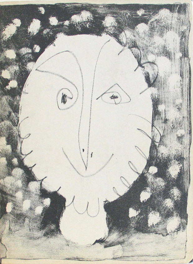 Pablo Picasso. Cover from the illustrated book Picasso Lithographe I ...