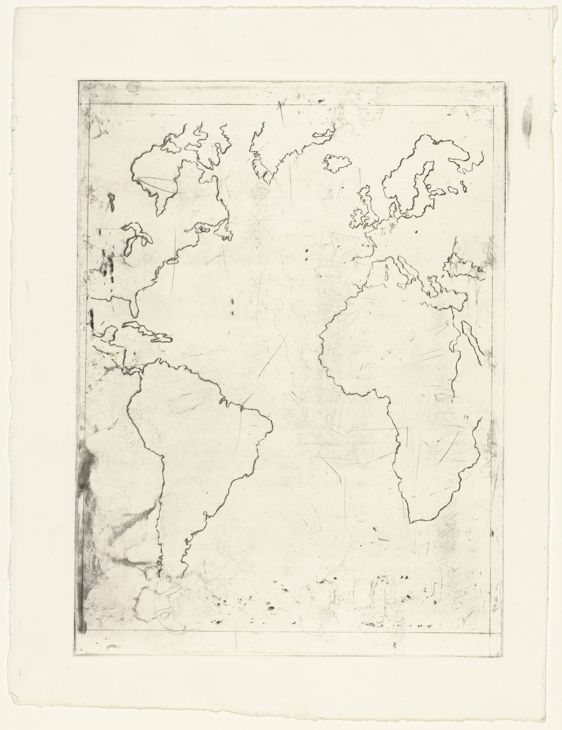 Louise Bourgeois. Map of the Western Hemisphere. 1995 | MoMA