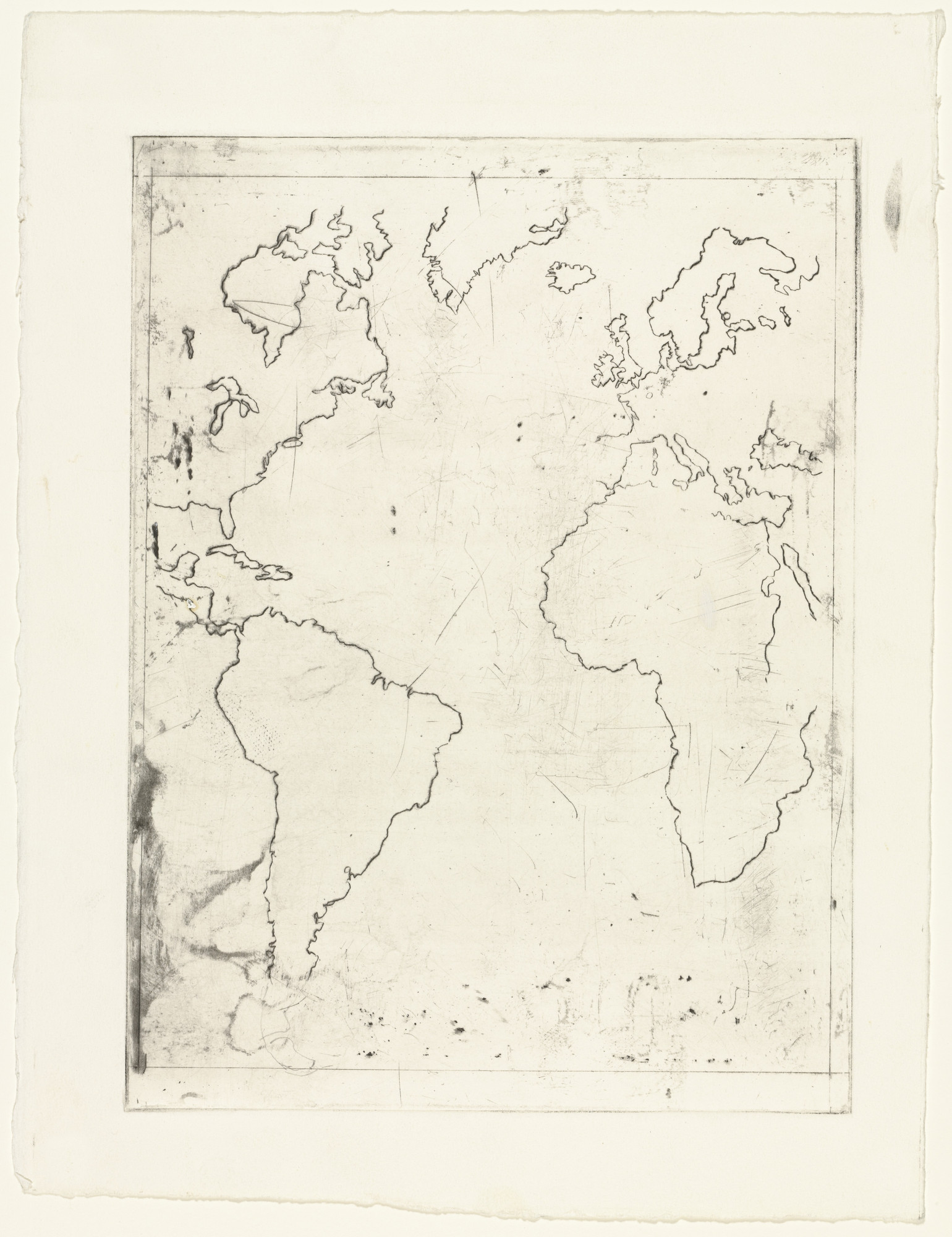Louise Bourgeois. Map of the Western Hemisphere. 1995 | MoMA