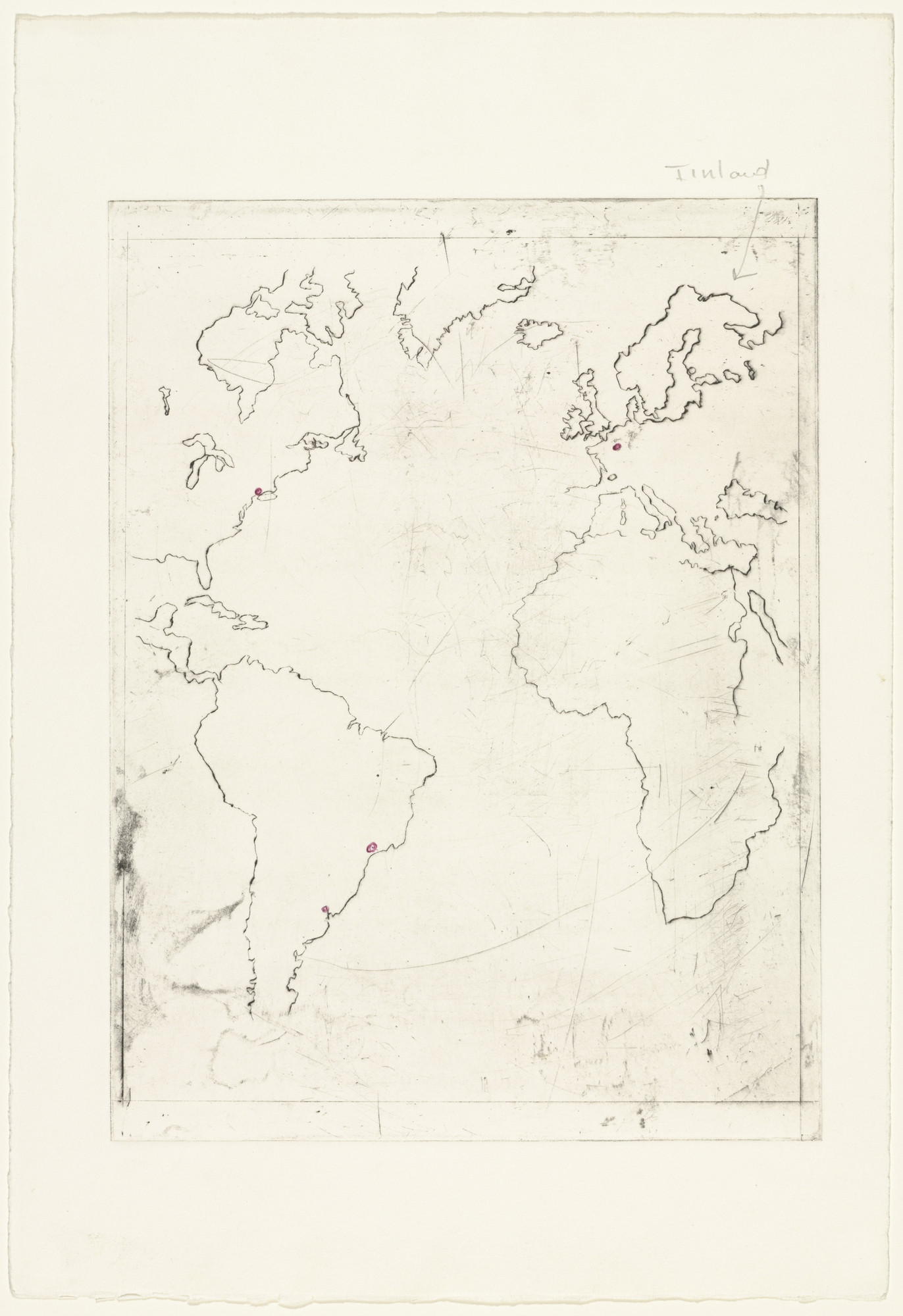 Louise Bourgeois. Map of the Western Hemisphere. 1995 | MoMA