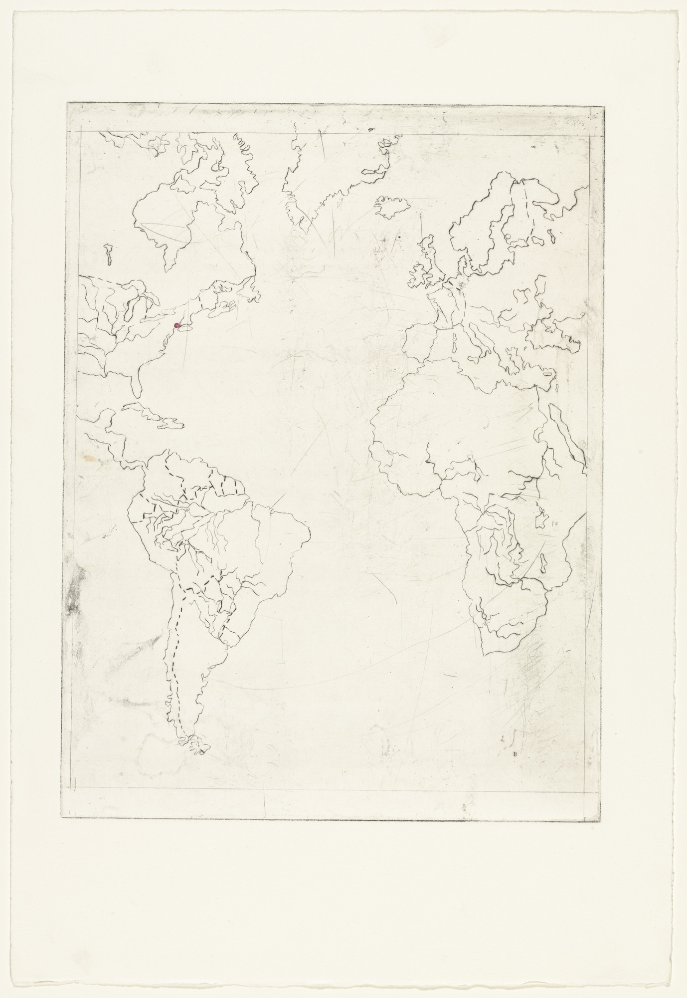 Louise Bourgeois. Map of the Western Hemisphere. 1996 | MoMA