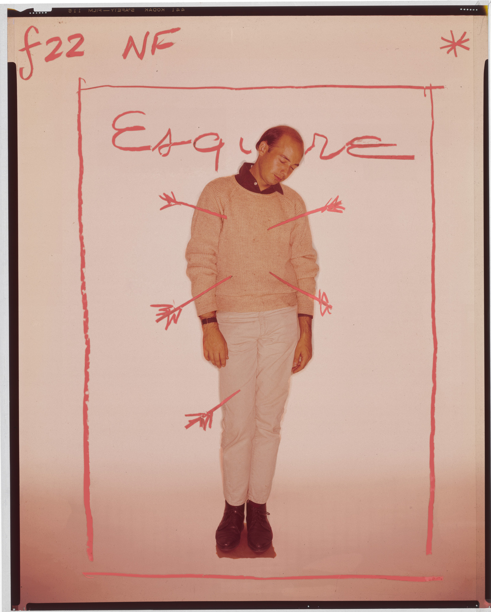 Carl Fischer. Design concept on test photo using a stand-in for ...