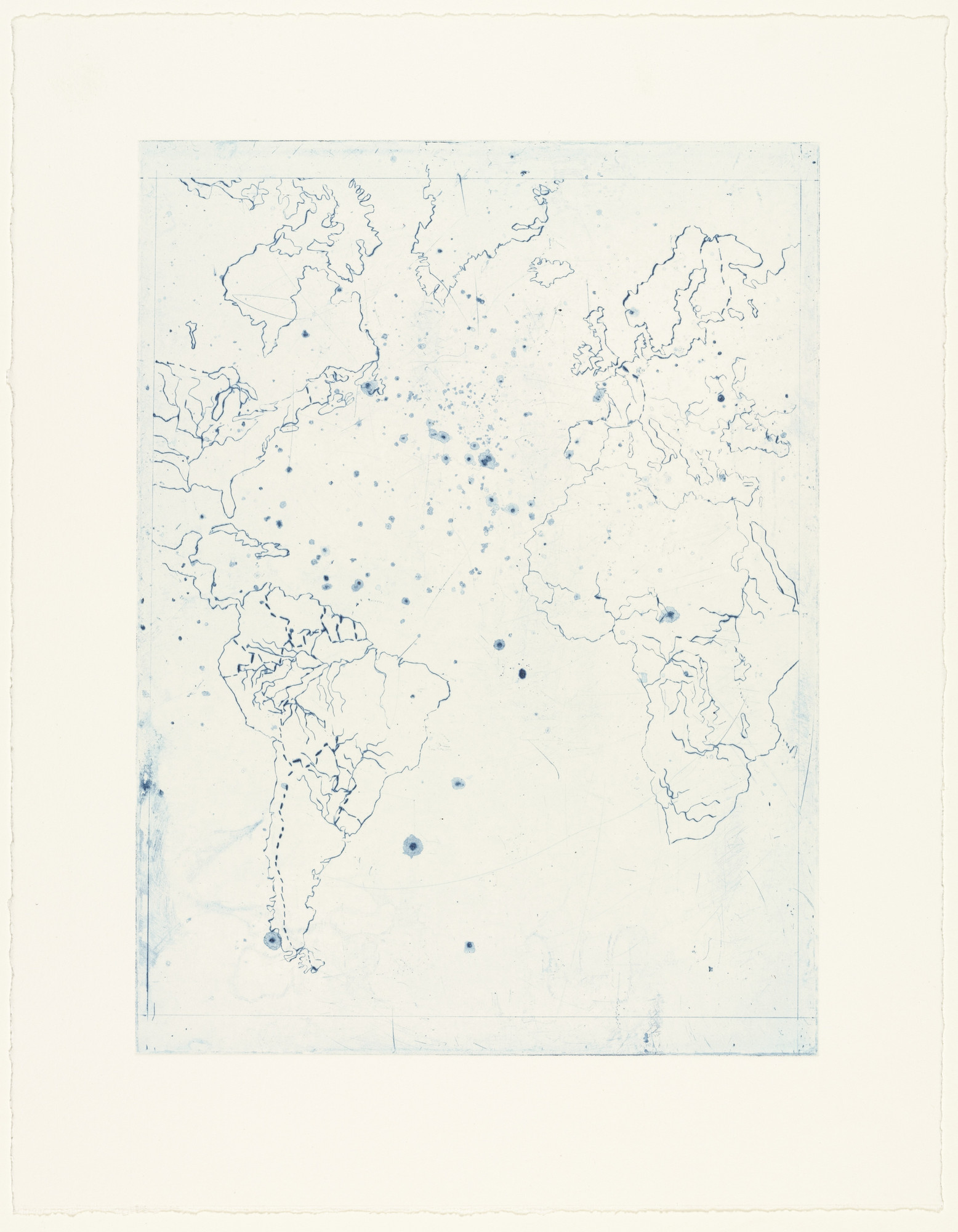 Louise Bourgeois. Map of the Western Hemisphere. 1999 | MoMA