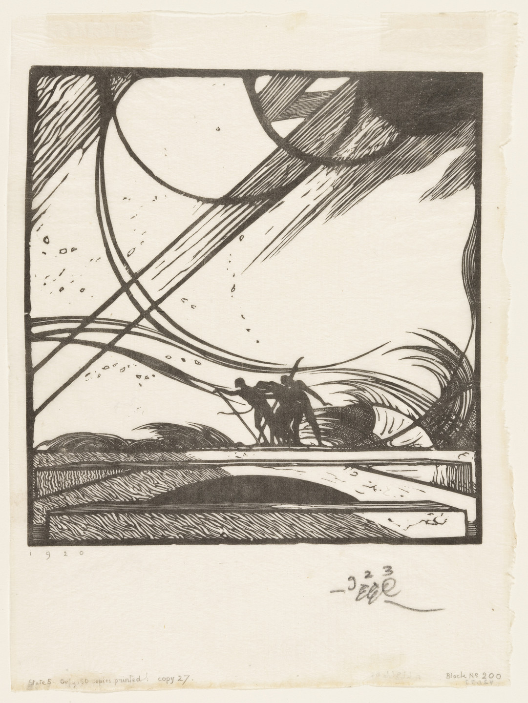 Edward Gordon Craig. The Storm Scene. 1920 | MoMA