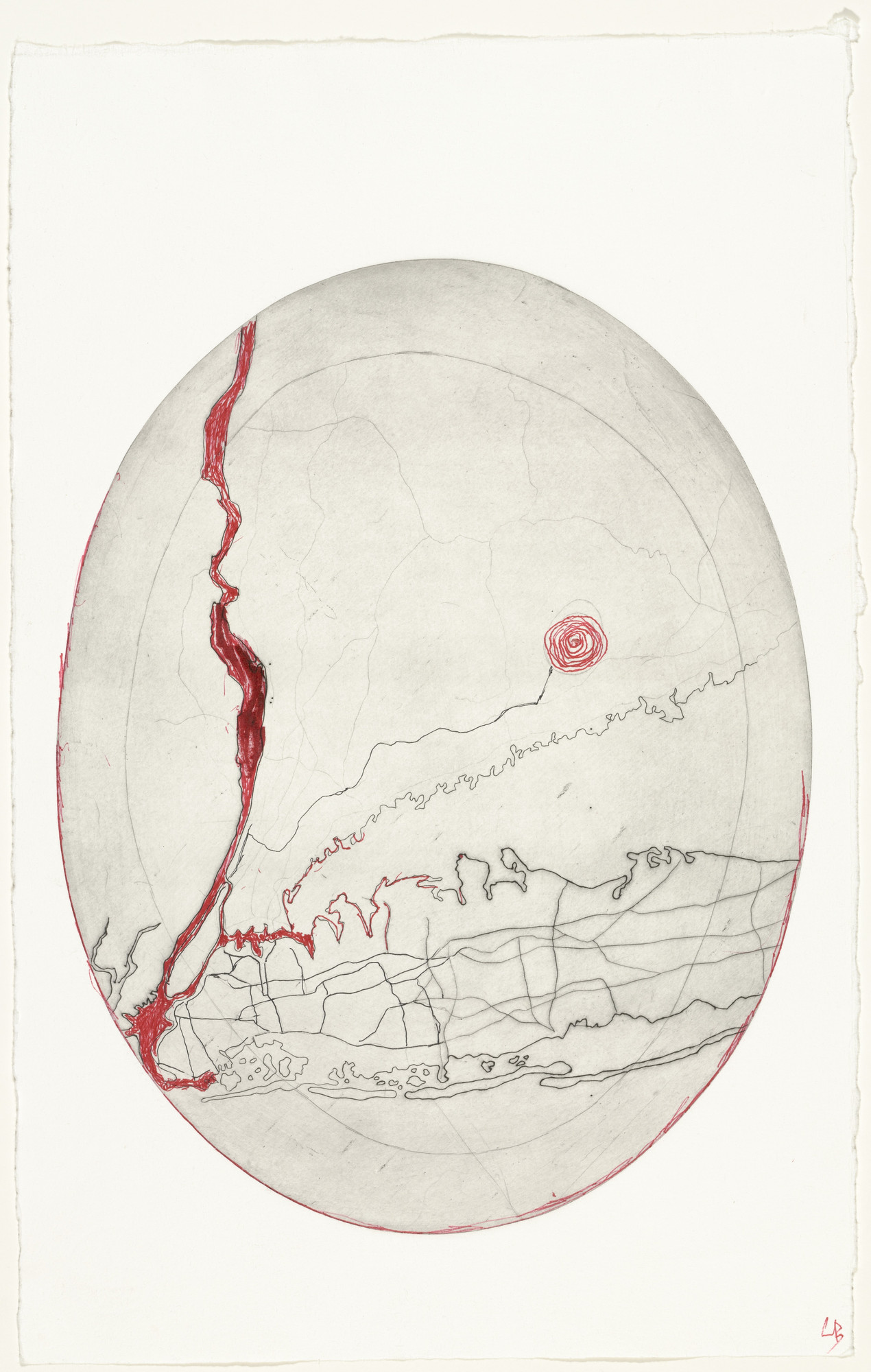 Louise Bourgeois. Map of Connecticut and Long Island. 2001 | MoMA