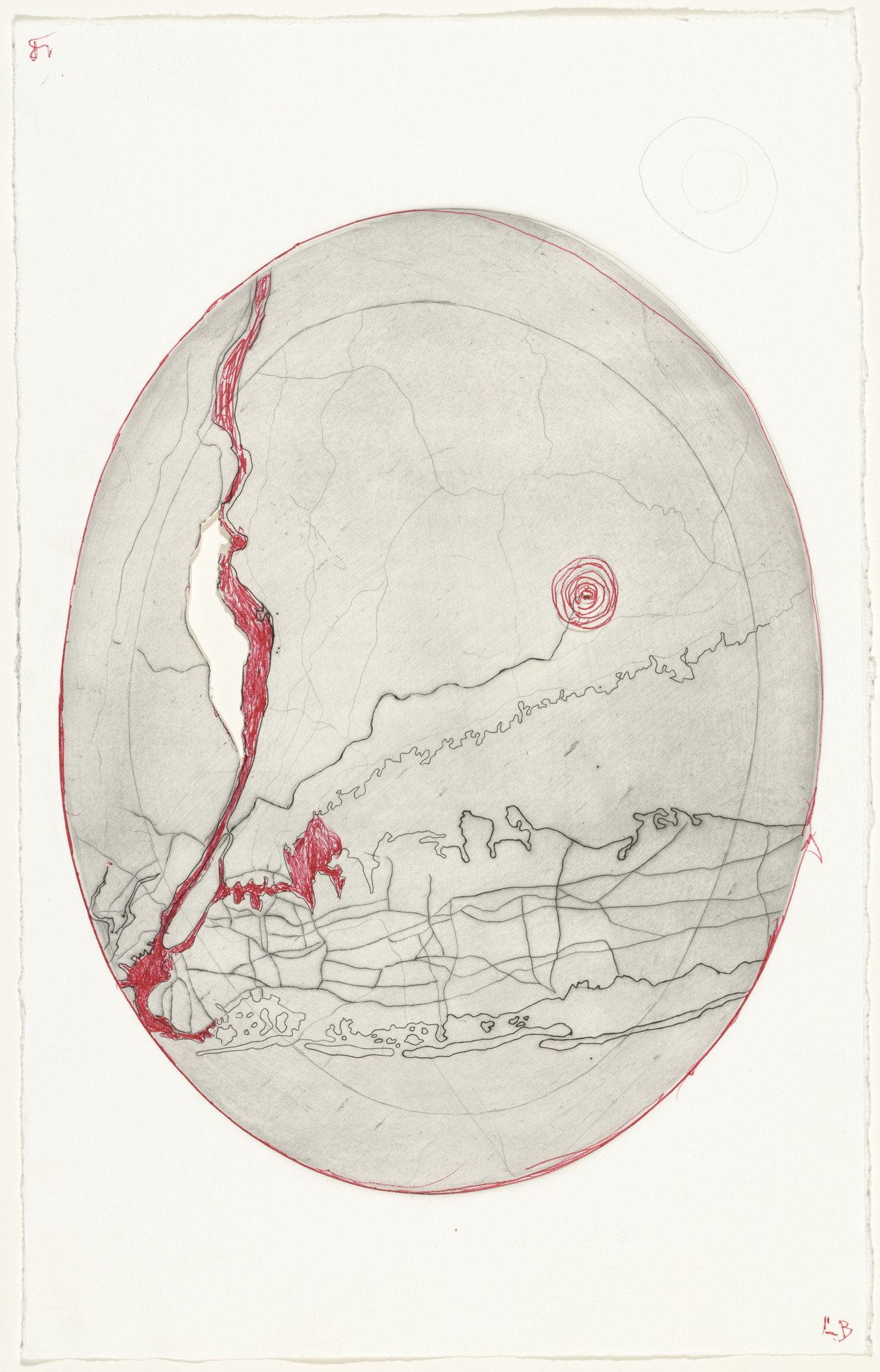 Louise Bourgeois. Map of Connecticut and Long Island. 2001 | MoMA