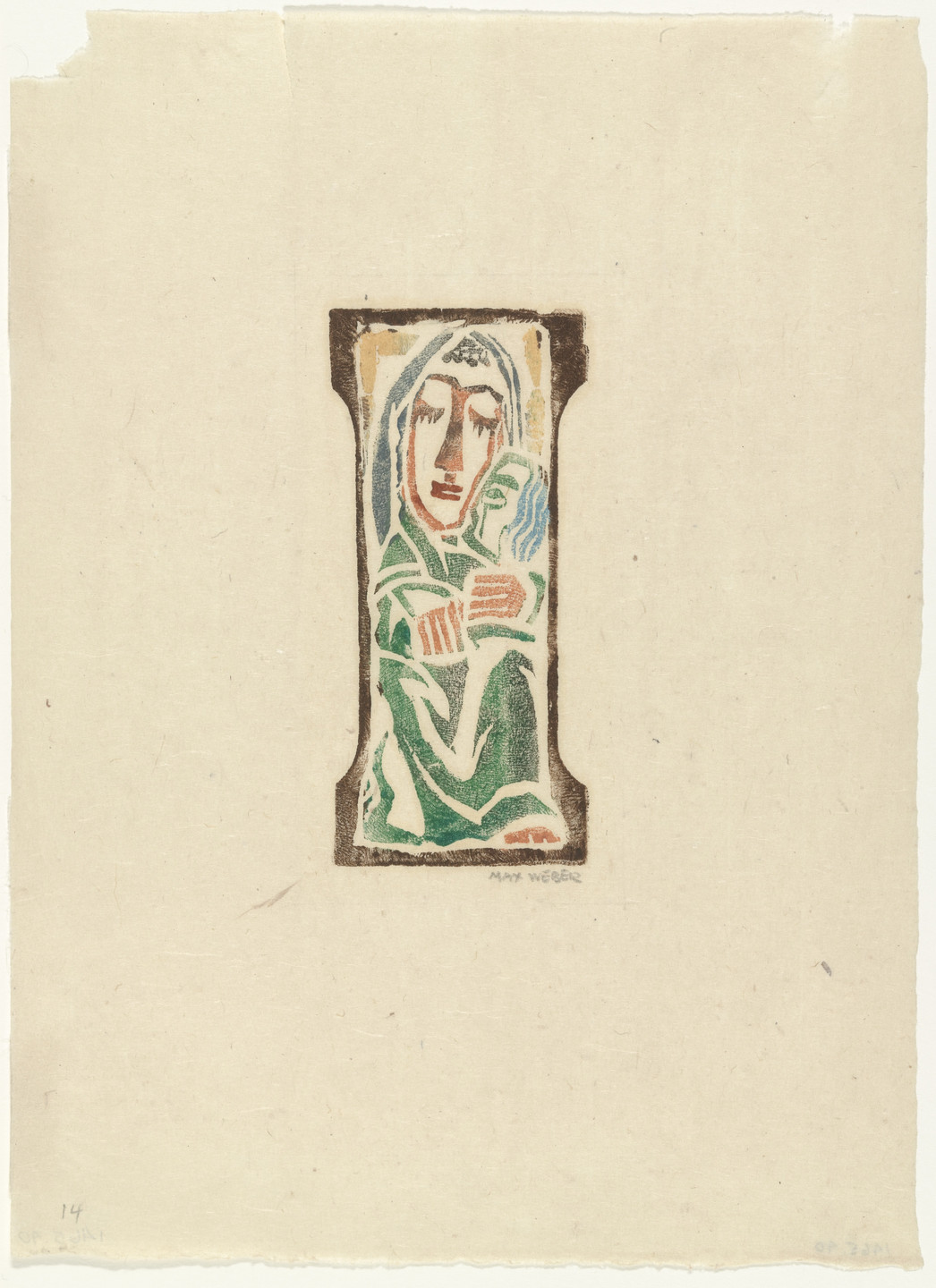 Max Weber. Mother and Child. 1919-20 | MoMA