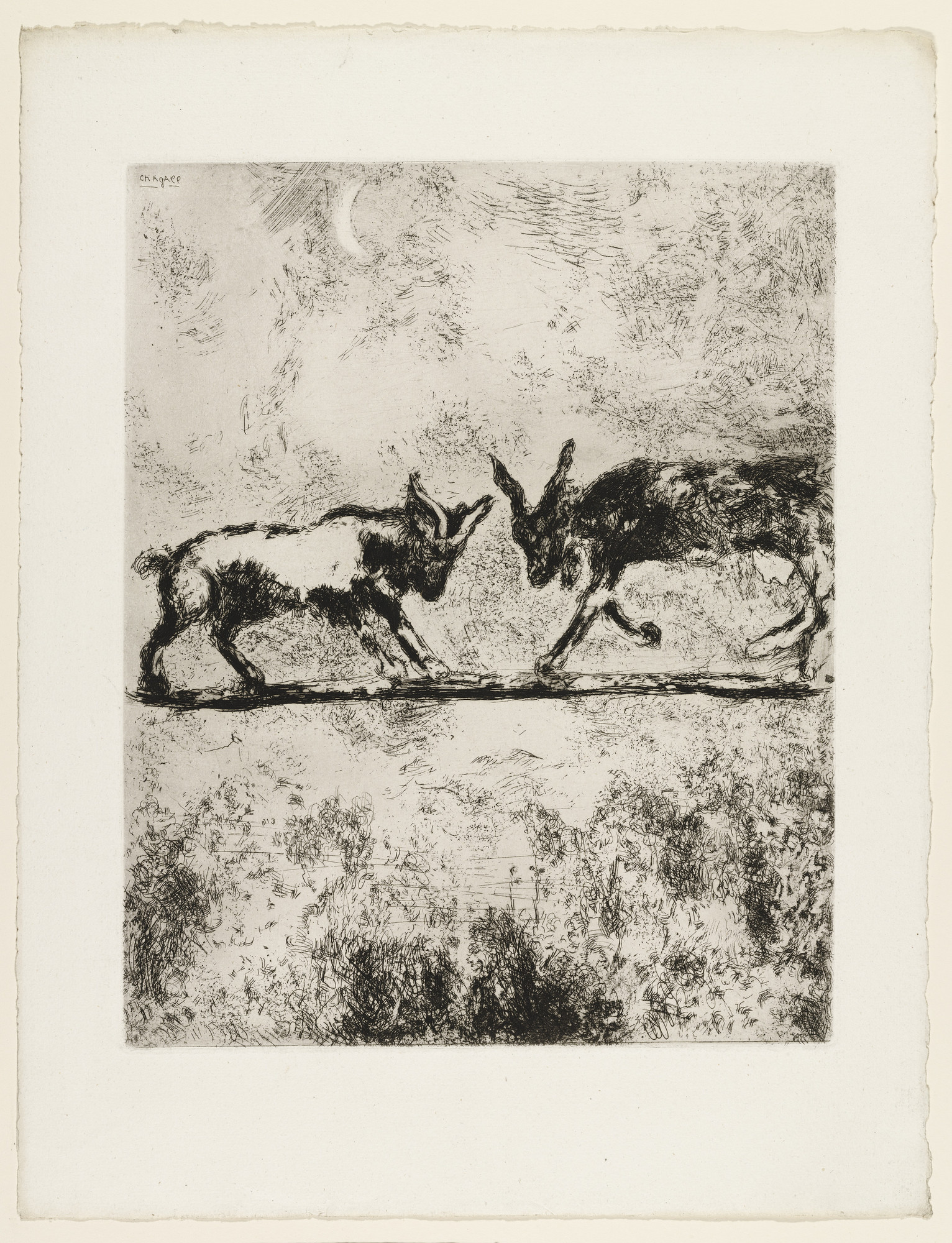 Marc Chagall. The Two Goats. (1927) | MoMA