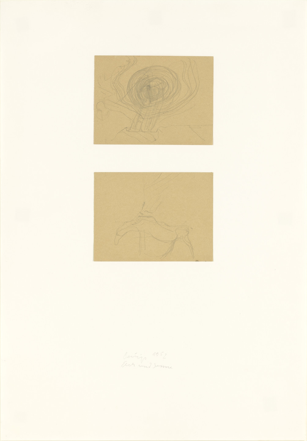 Joseph Beuys. Moose and Sun (Elch und Sonne). 1952 | MoMA