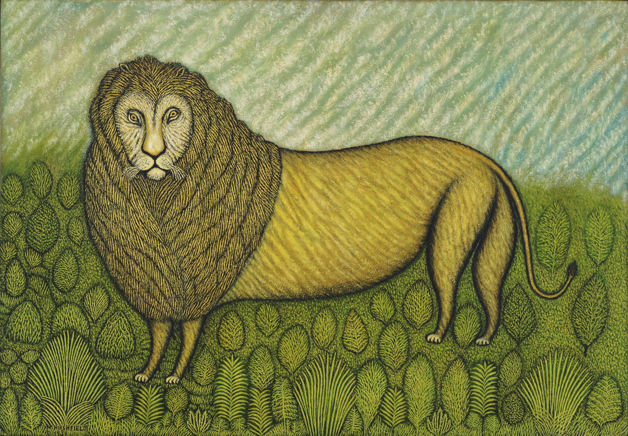 Morris Hirshfield. Lion. 1939 | MoMA