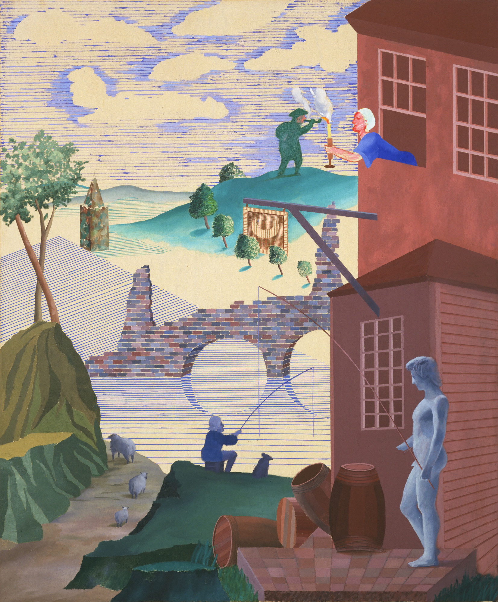 David Hockney. Kerby (After Hogarth) Useful Knowledge. 1975 | MoMA