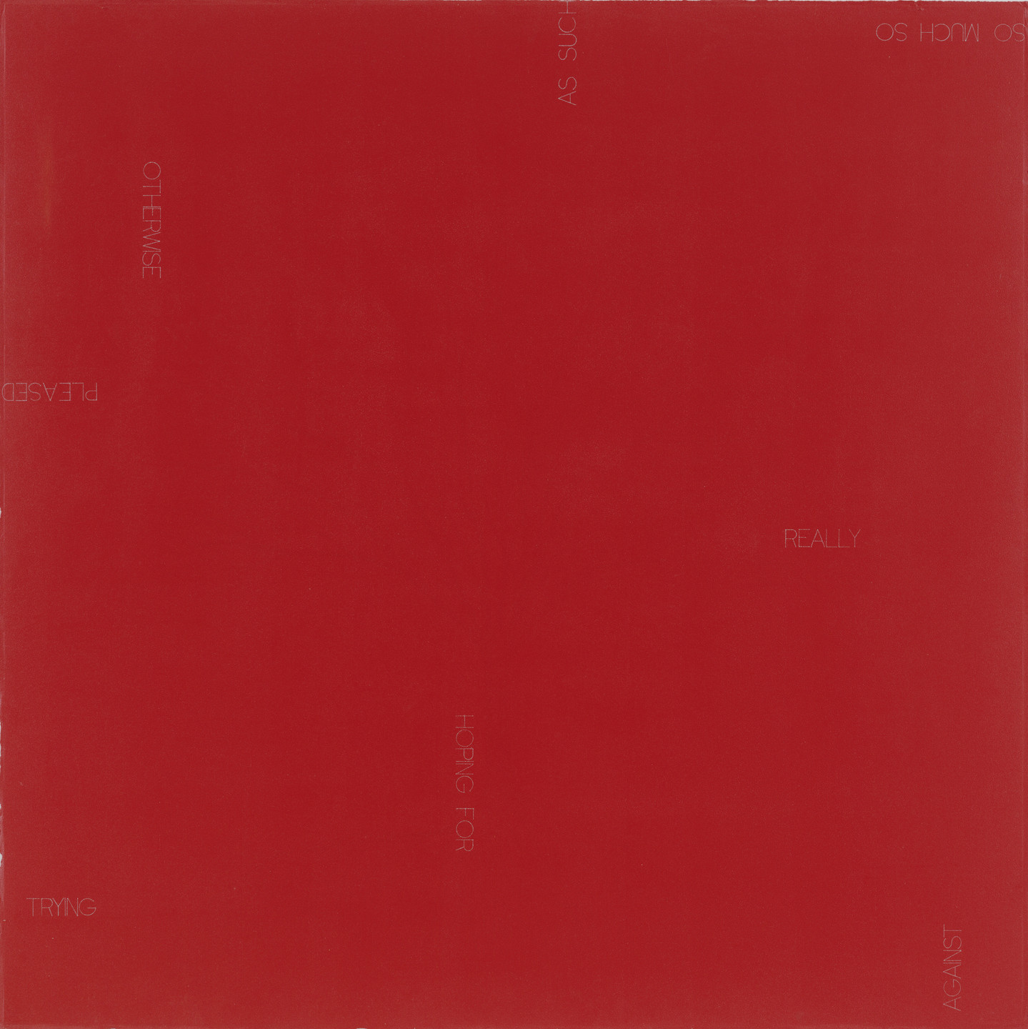 Robert Barry. Untitled. 1981 | MoMA