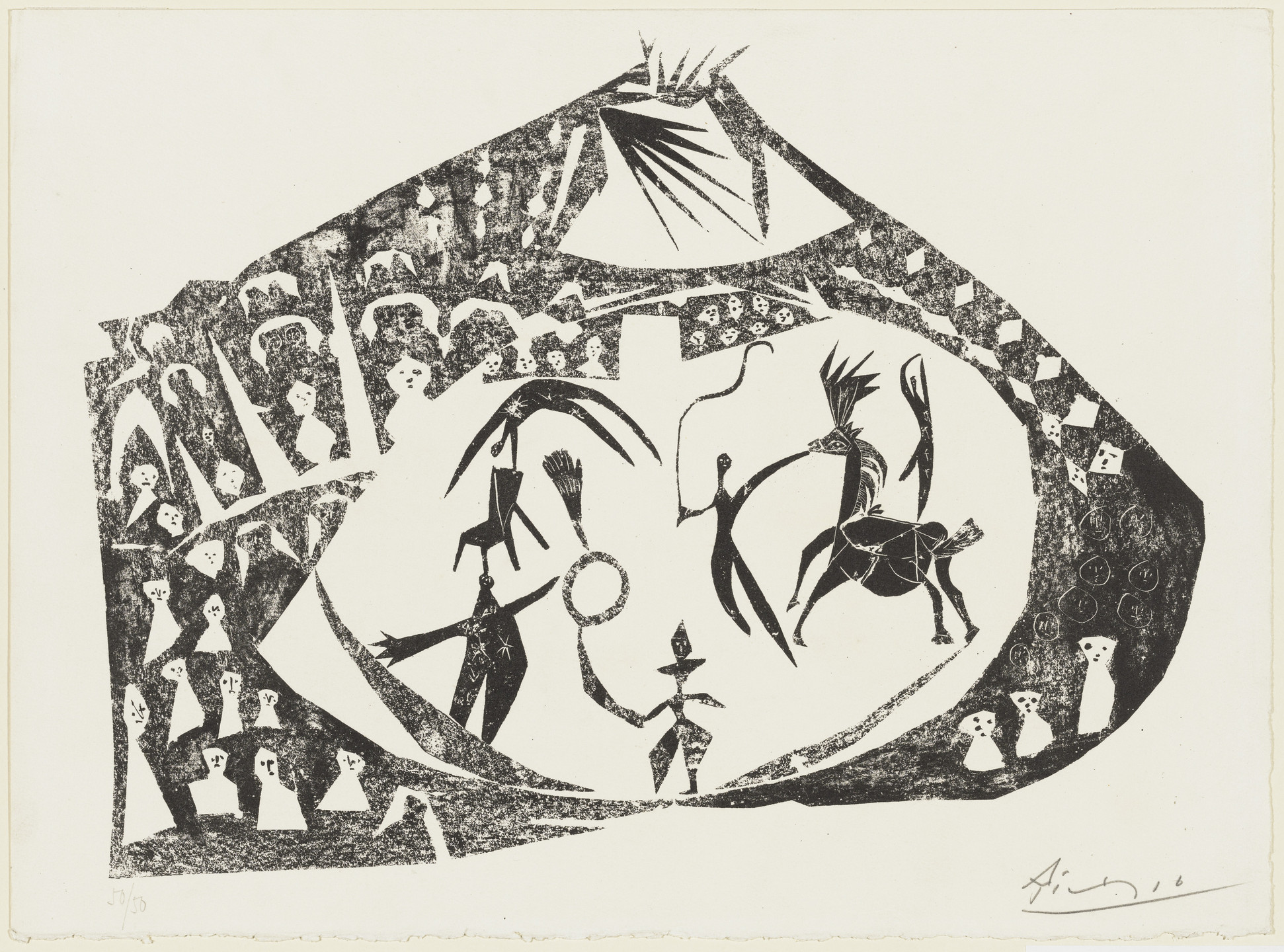 Pablo Picasso. The Circus (Le Cirque). 1945 | MoMA