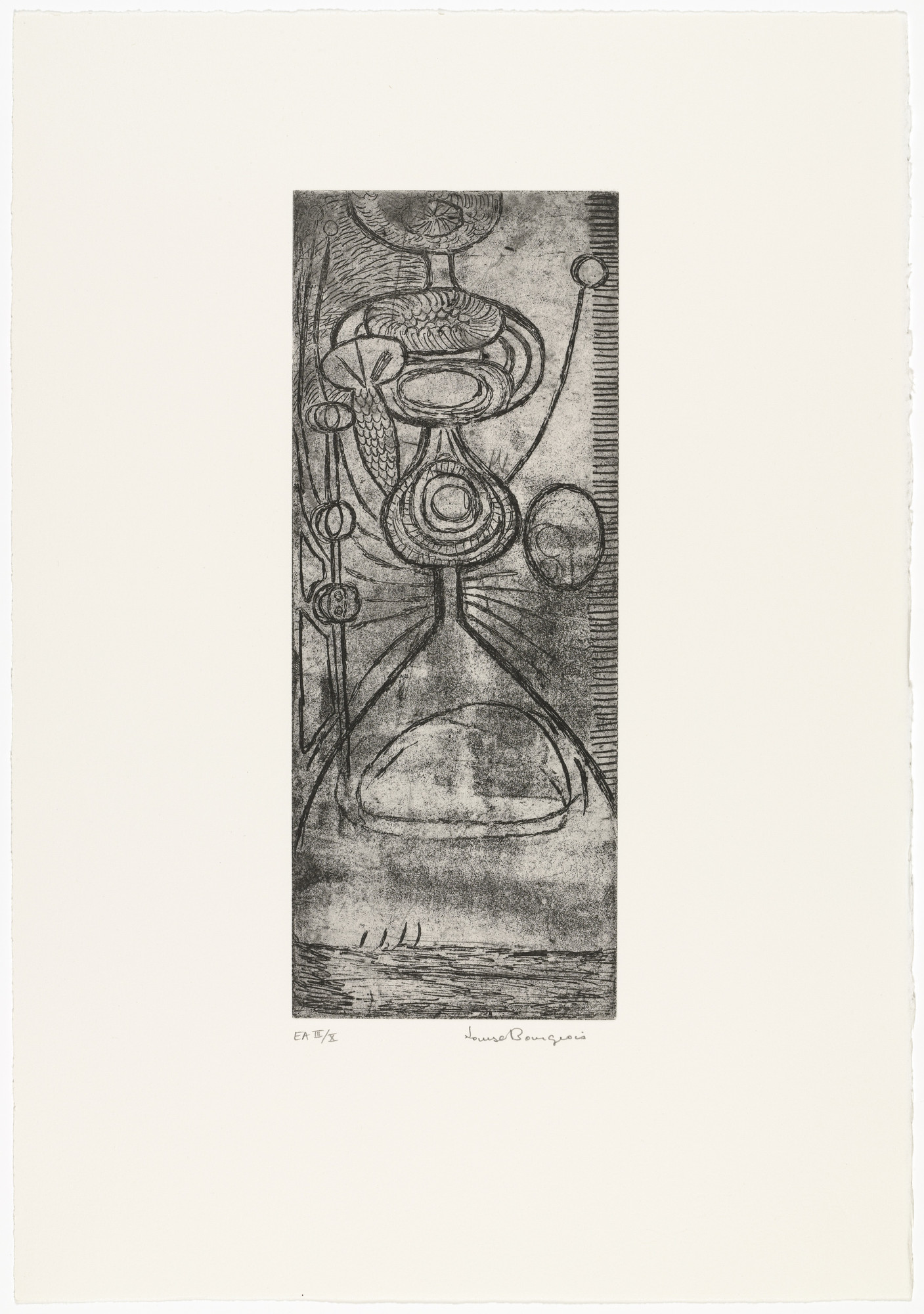 Louise Bourgeois. Boxwoods, plate 7 of 9, from the portfolio ...