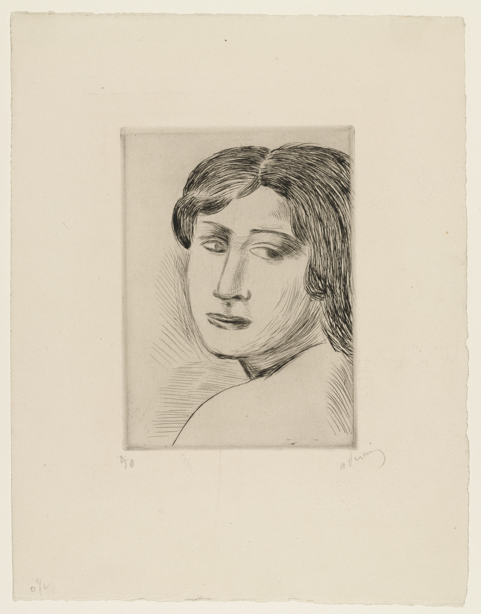 André Derain. Woman's Head. (1920) | MoMA