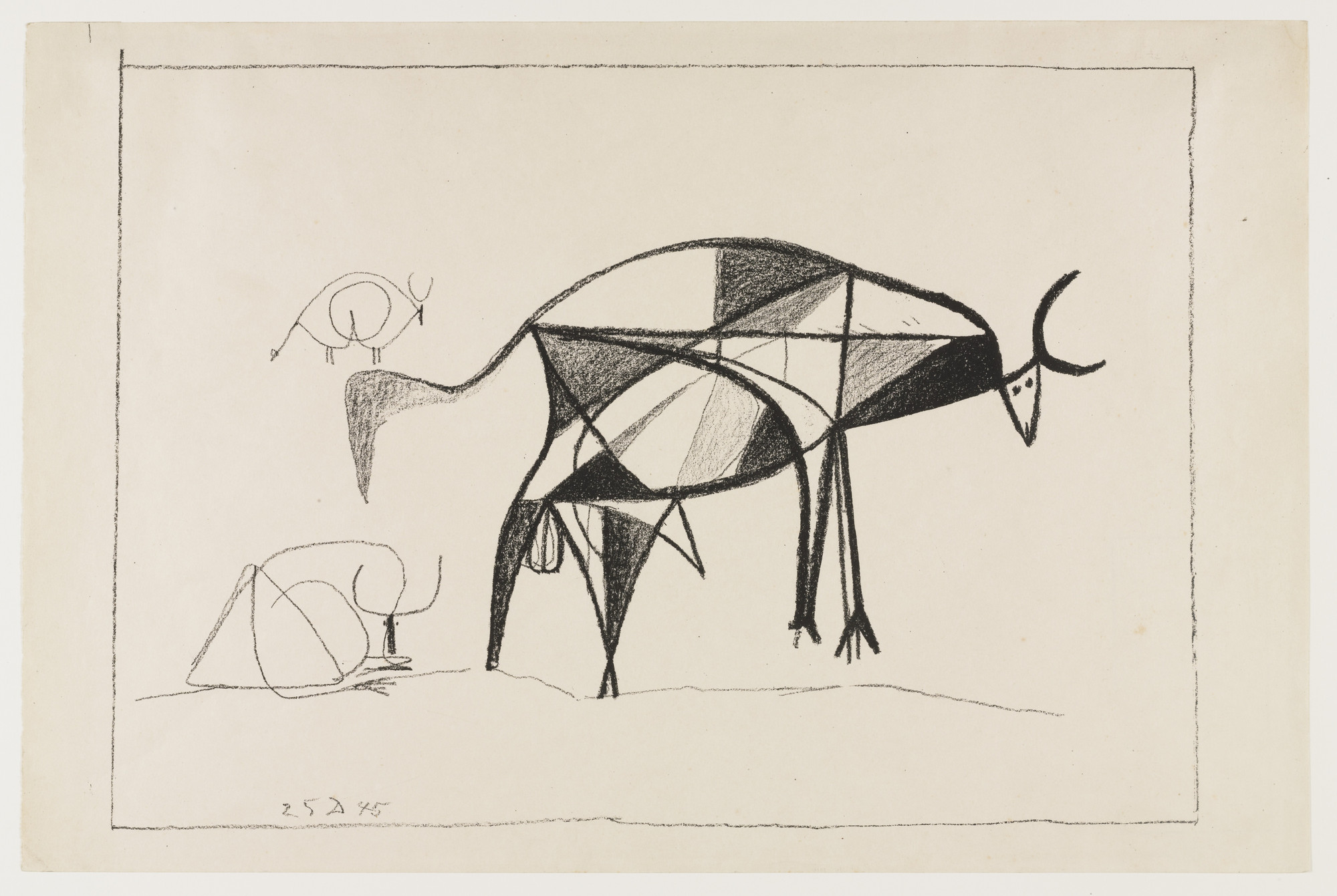 Picasso Bull Drawings