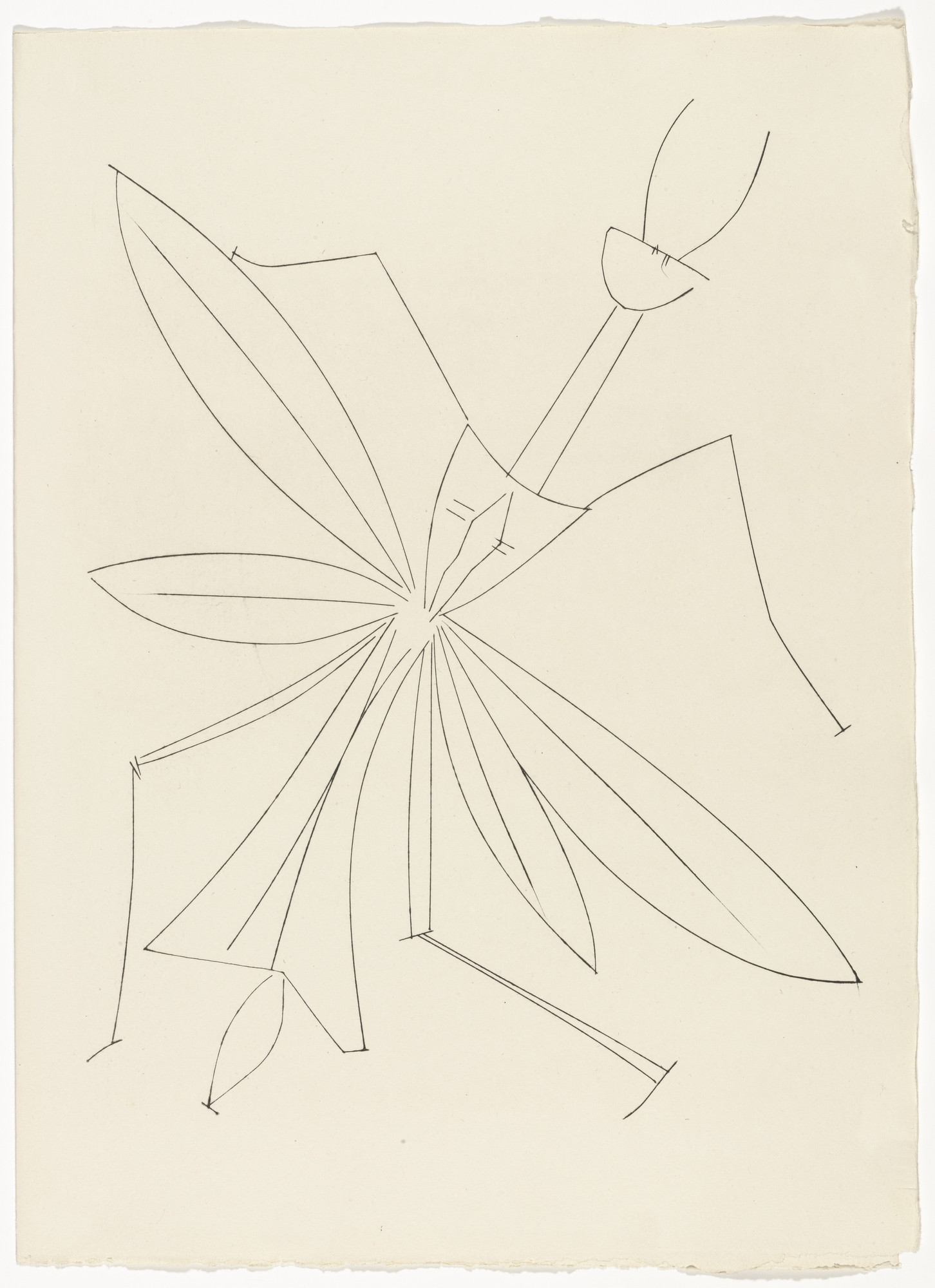 Pablo Picasso. Damsel (plate, page 77) from Corps perdu. 1949 ...