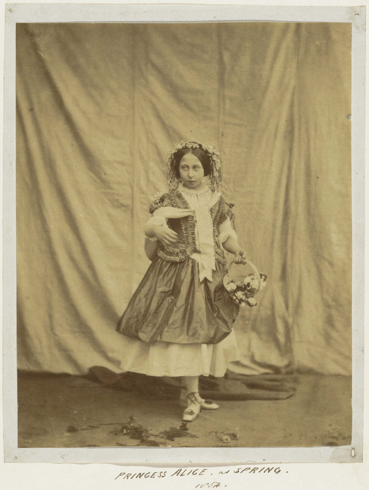 Roger Fenton. Princess Alice as Spring. 1854 | MoMA