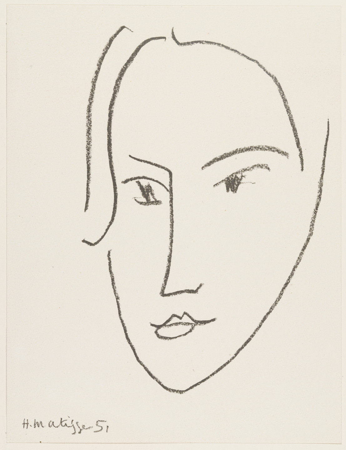Henri Matisse. Head. 1951 | MoMA