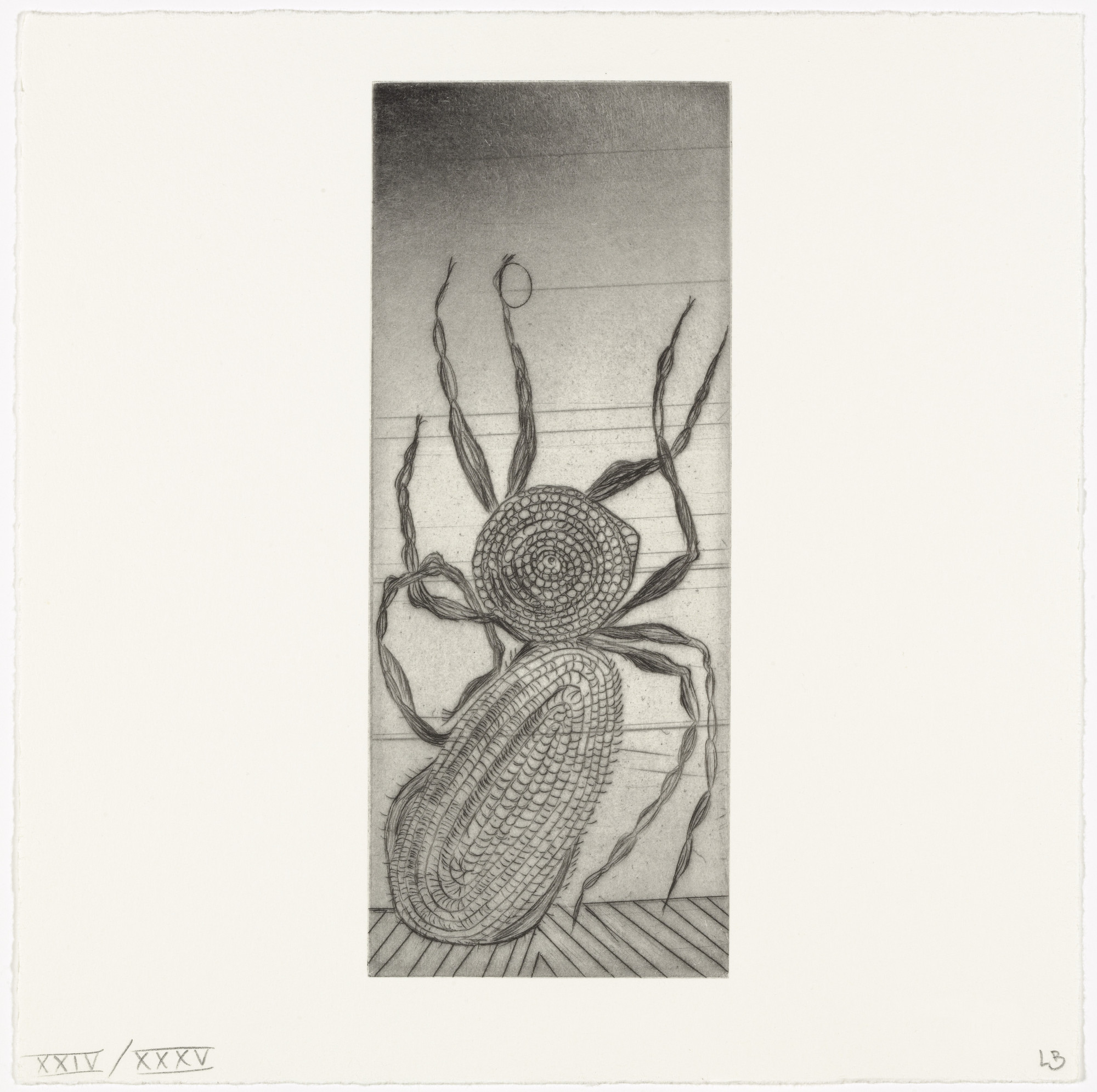 Louise Bourgeois. Untitled, plate 1 of 9, from the illustrated book ...