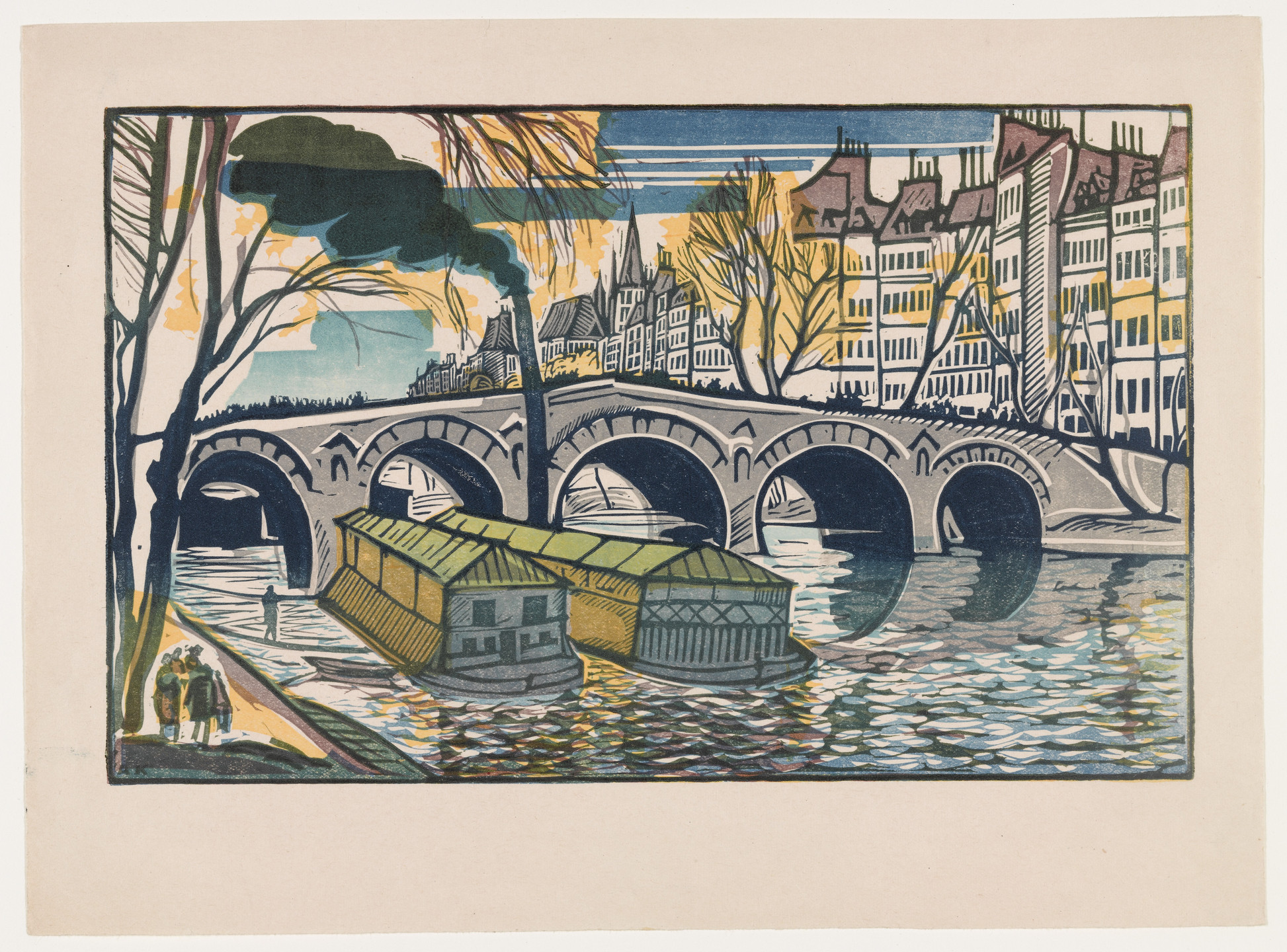 Aleksei Kravchenko. Paris-Pont Neuf. 1928 | MoMA