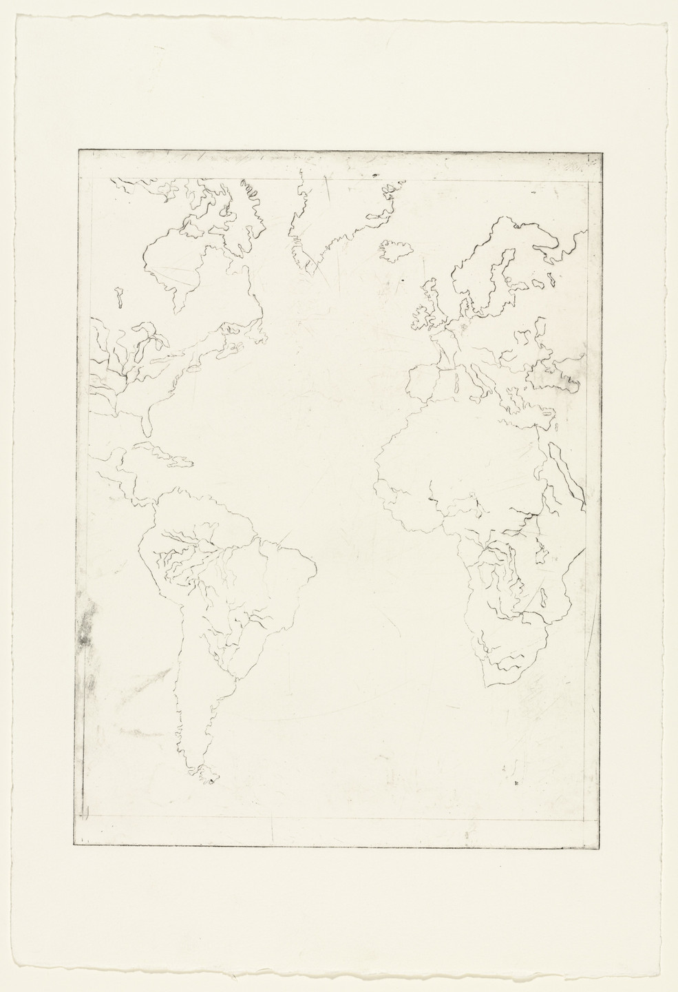 Louise Bourgeois. Map of the Western Hemisphere. 1995 | MoMA