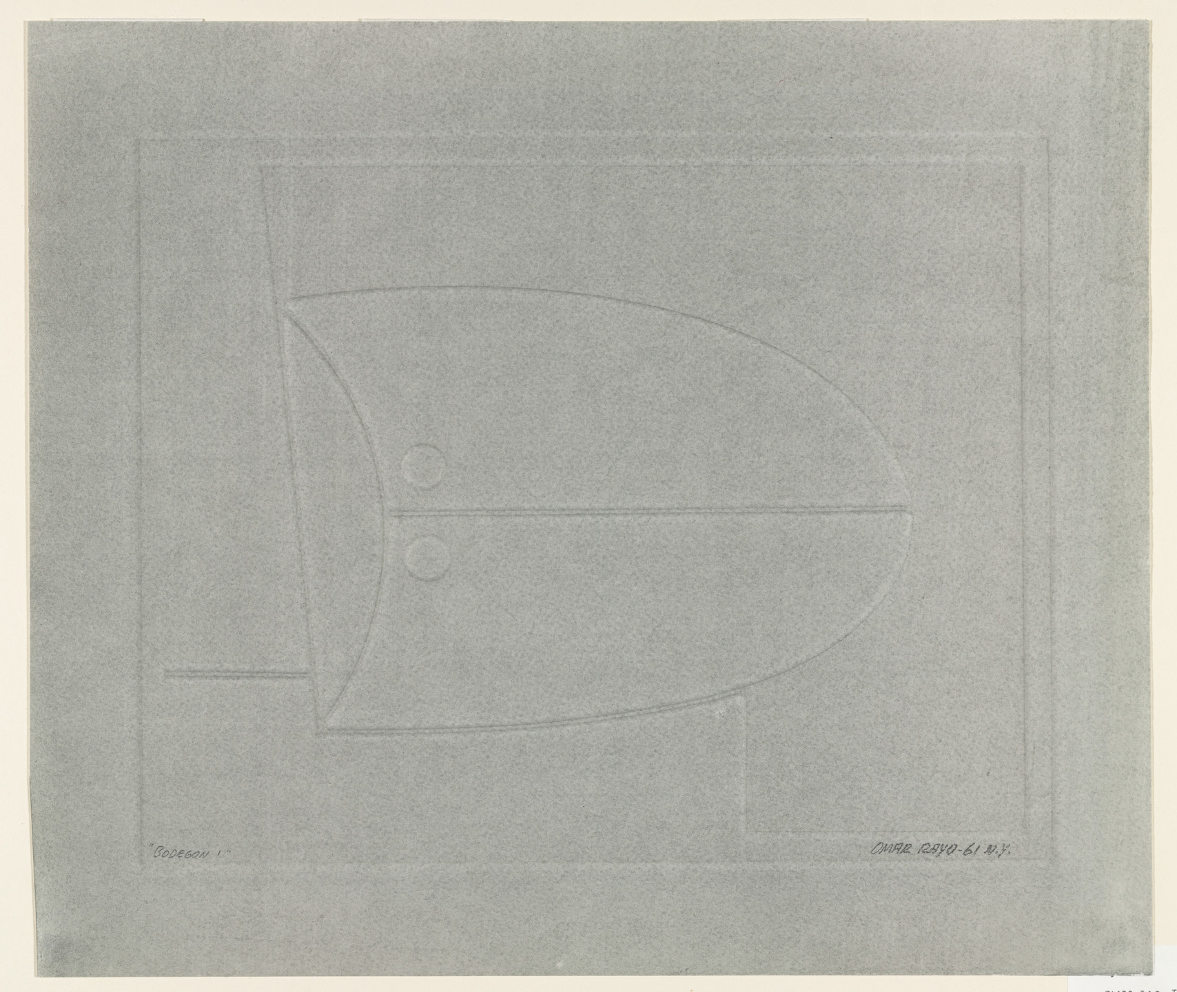 Omar Rayo. Bodegón I (Still Life I). 1961 | MoMA