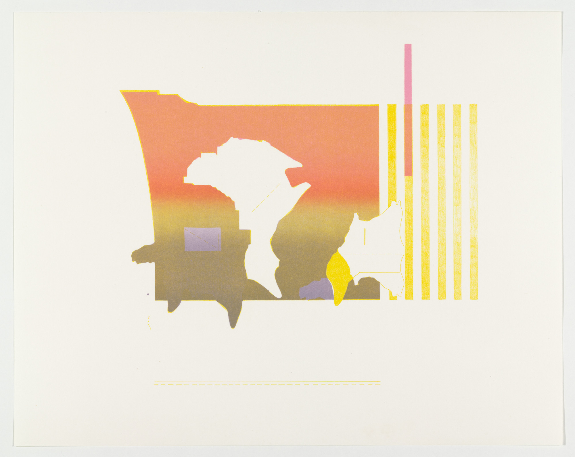 Ed Moses. Untitled from Untitled (Suite Number 2). 1968 | MoMA