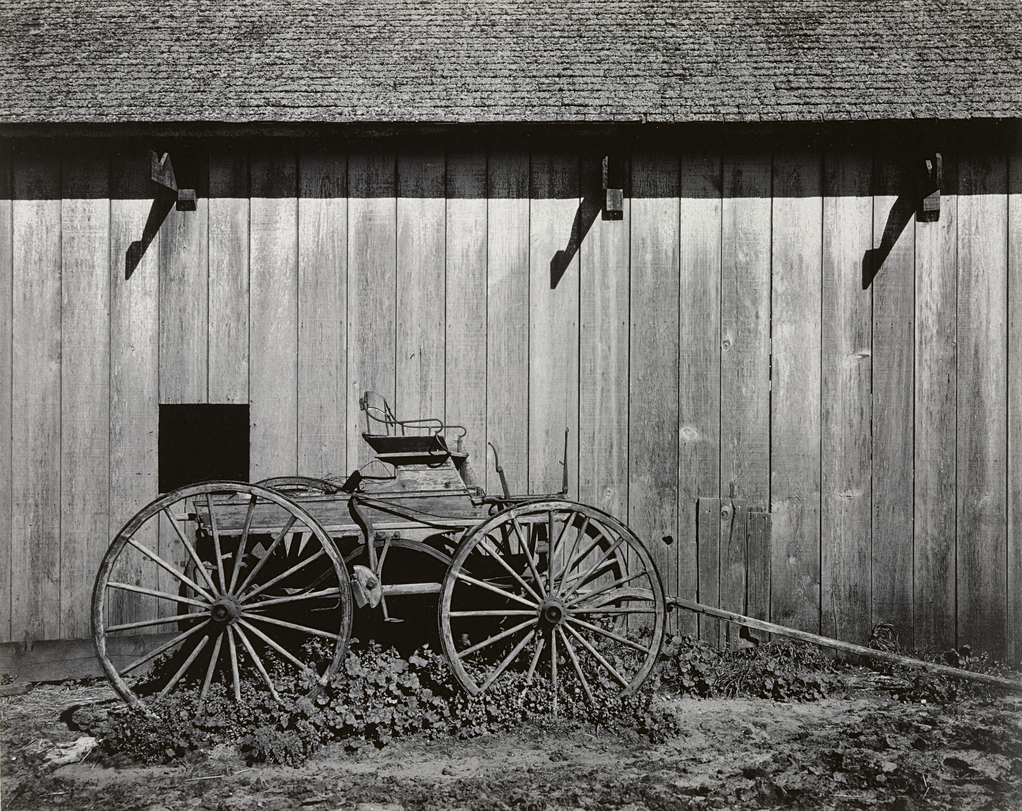 Ansel Adams. Barn near Point Reyes, California. 1940 | MoMA