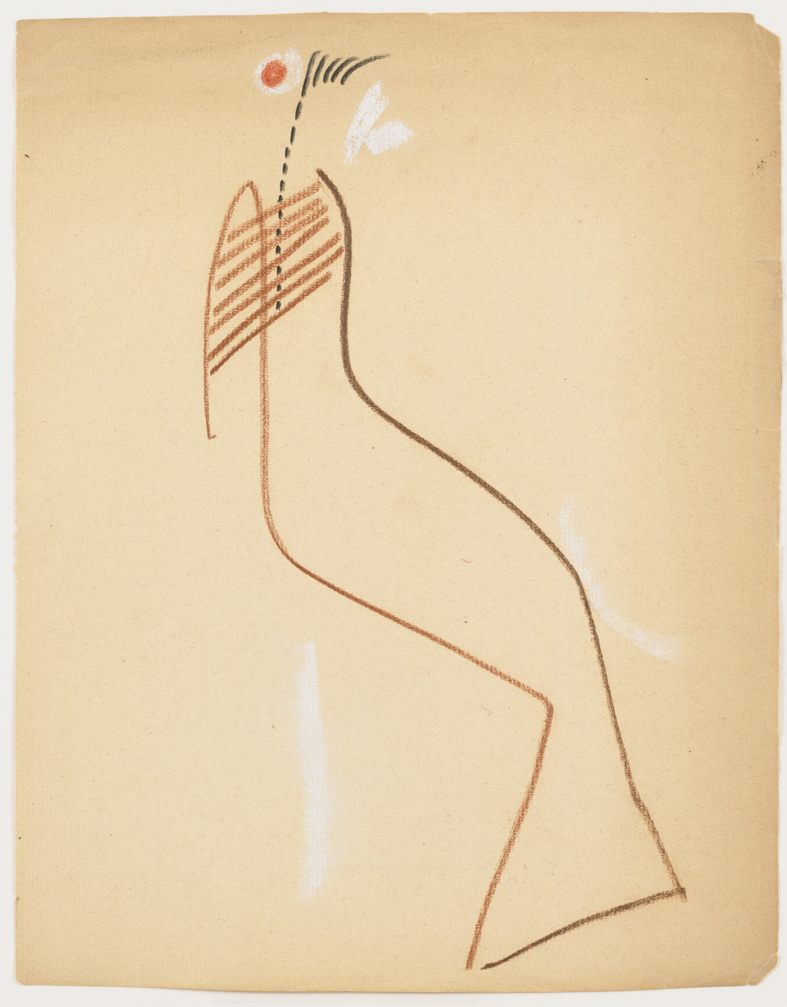 Georges Bataille. Untitled drawing for Soleil vitré. c. 1925 | MoMA