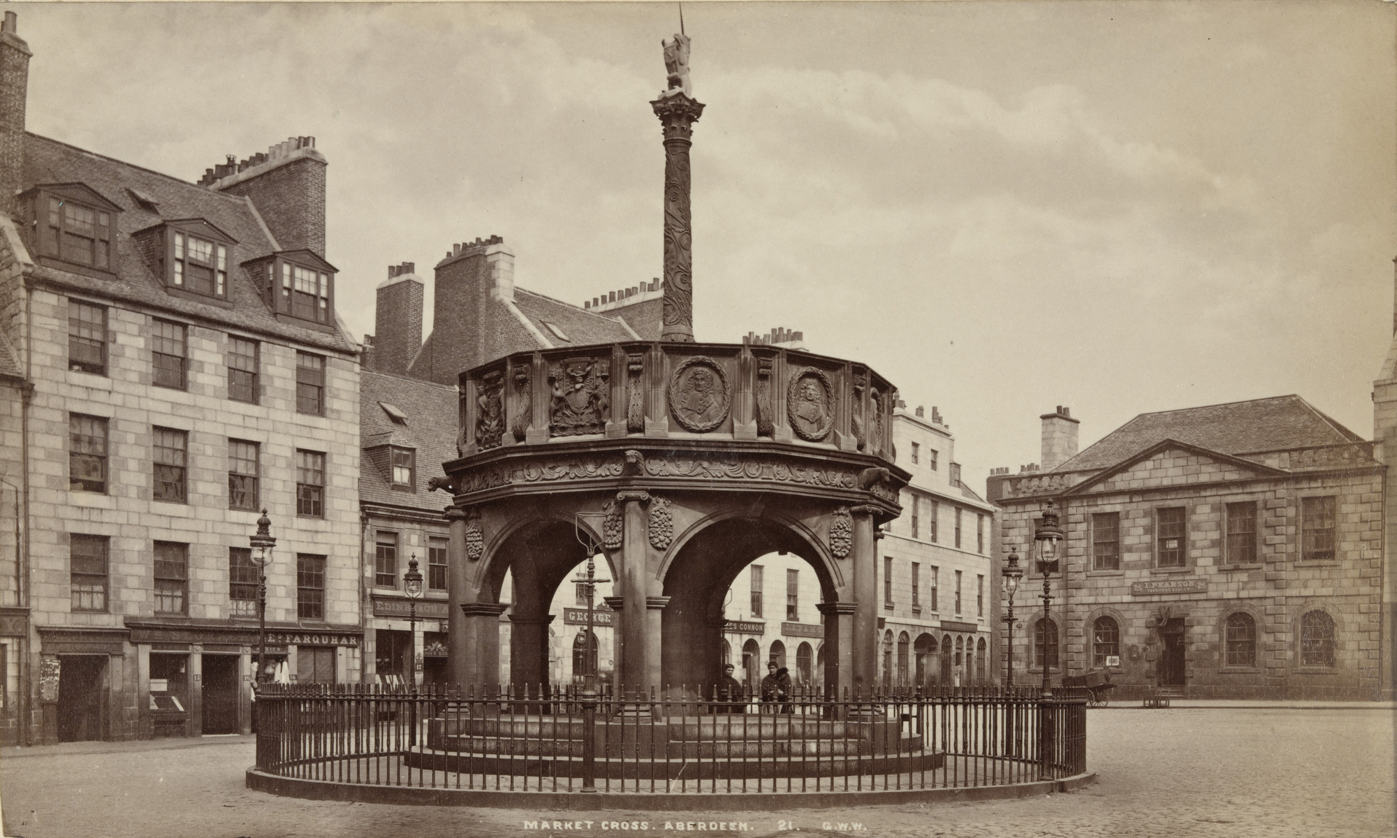 George Washington Wilson. Market Cross, Aberdeen. c. 1875 | MoMA