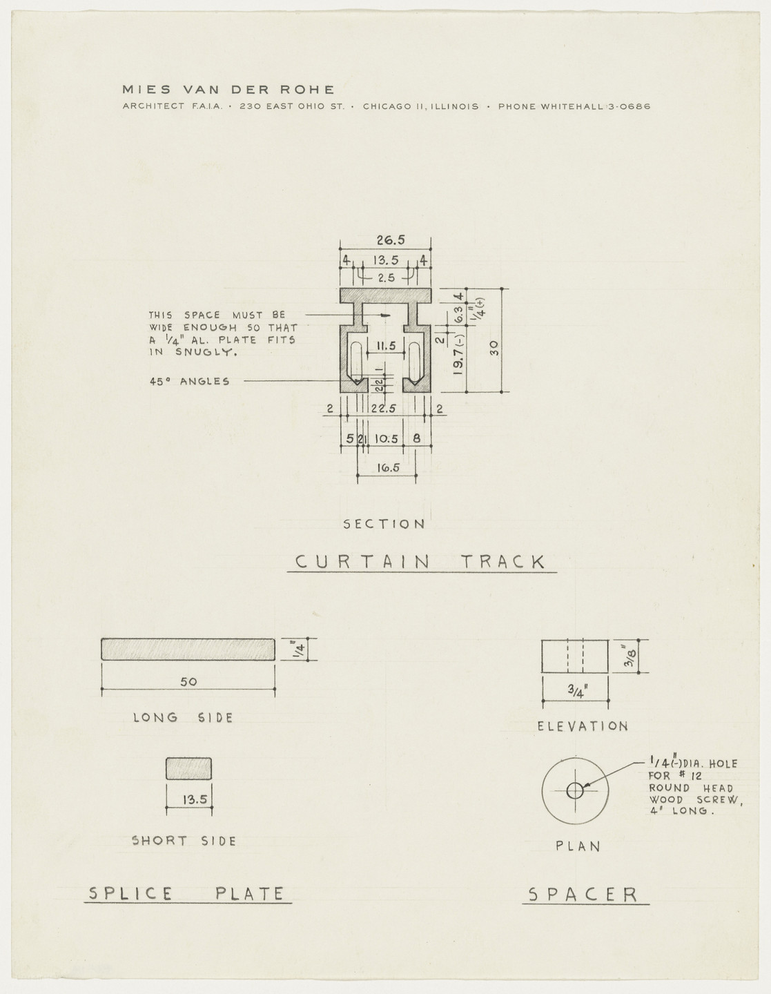 Farnsworth House Plans Sections Elevations