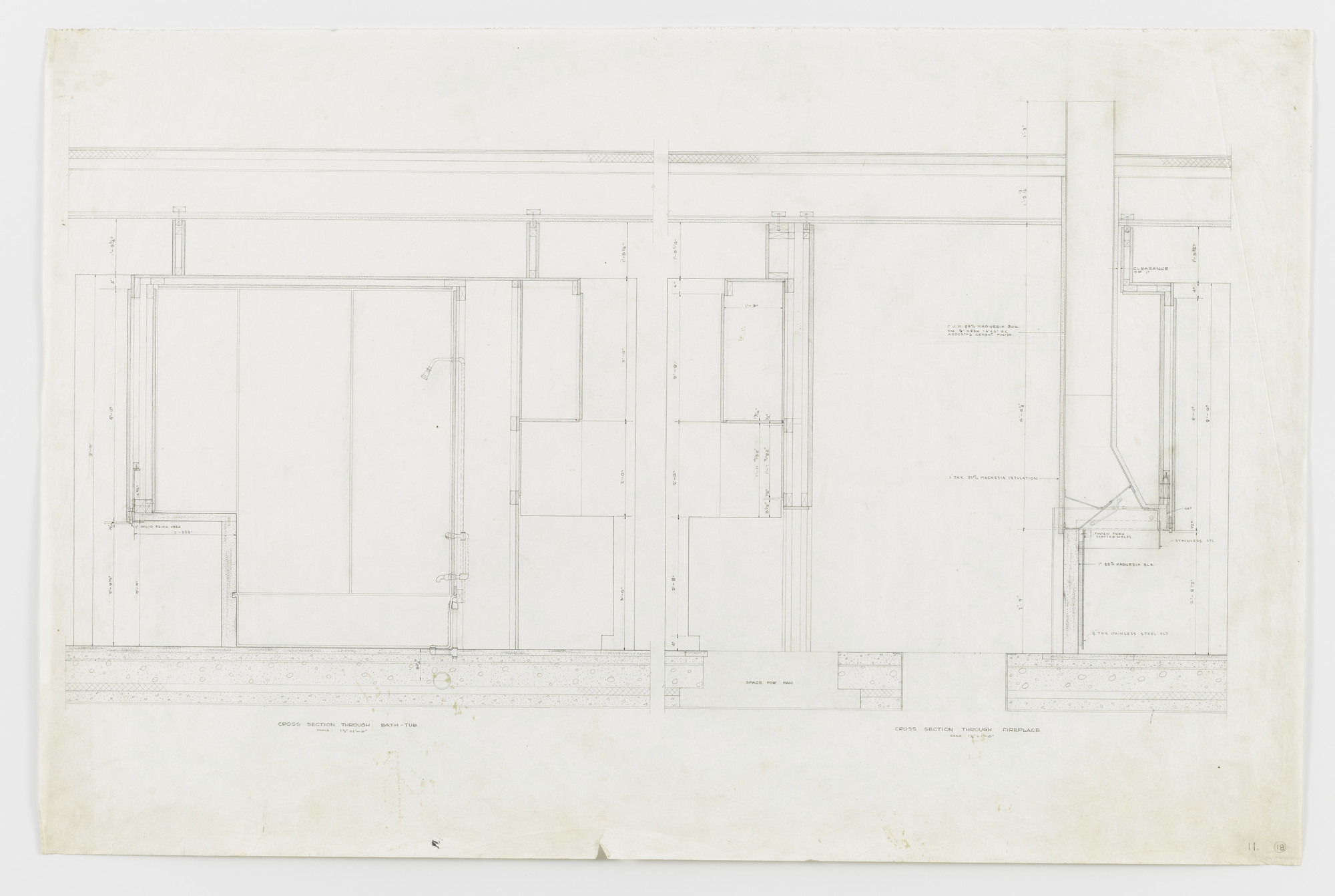 Farnsworth House Section