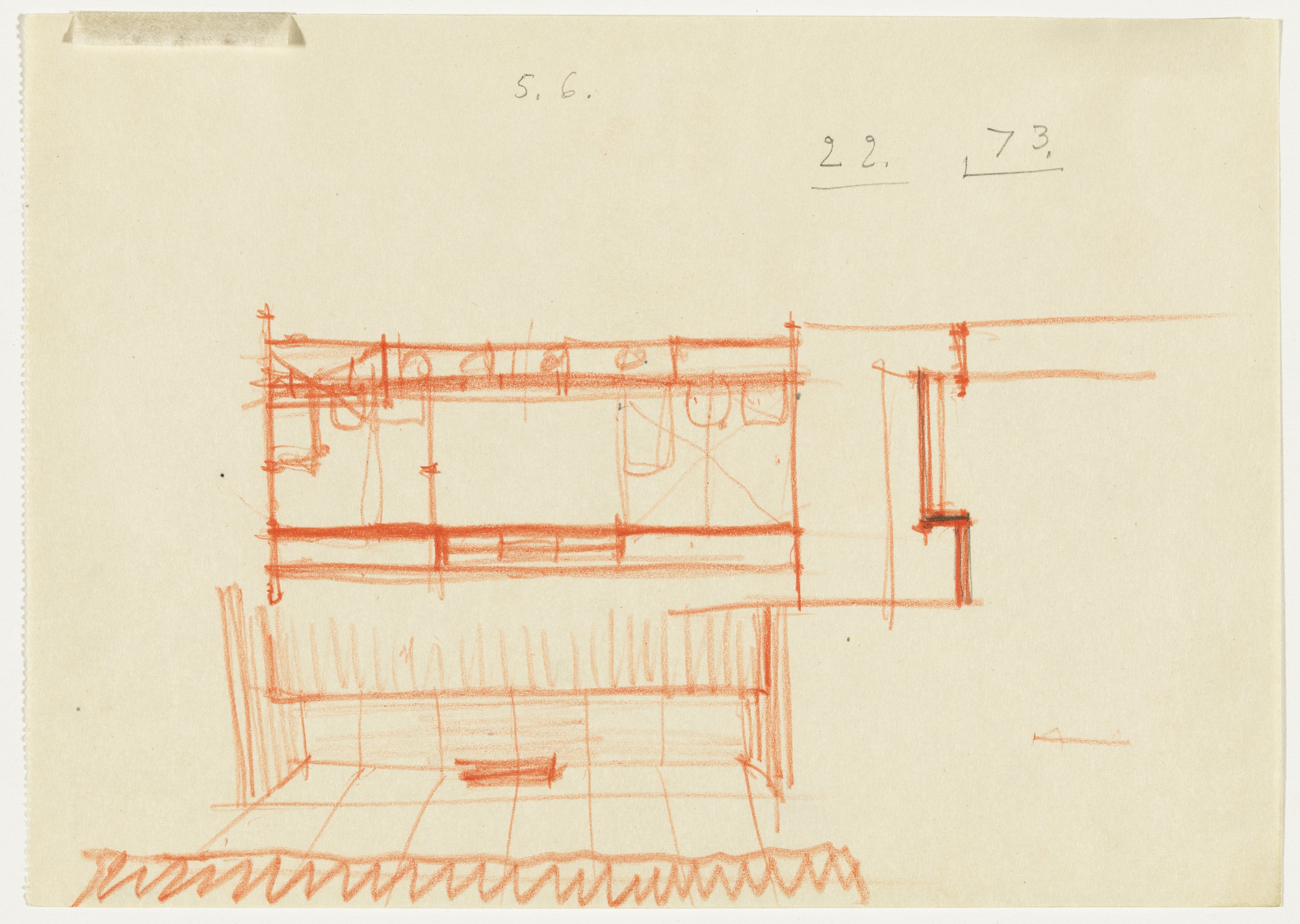 Mies Van Der Rohe Farnsworth House Sketch