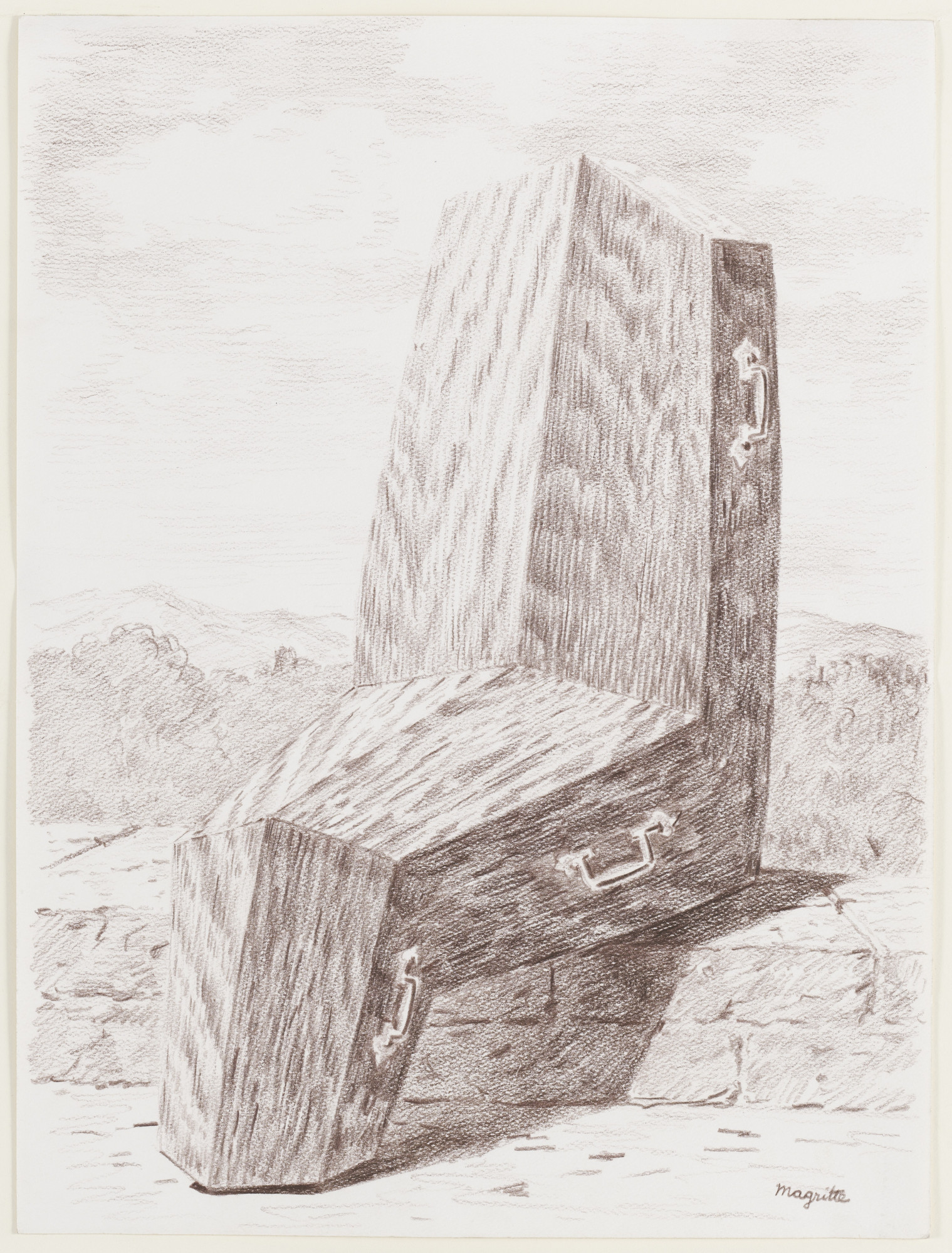 René Magritte. Perspective. (1963) | MoMA