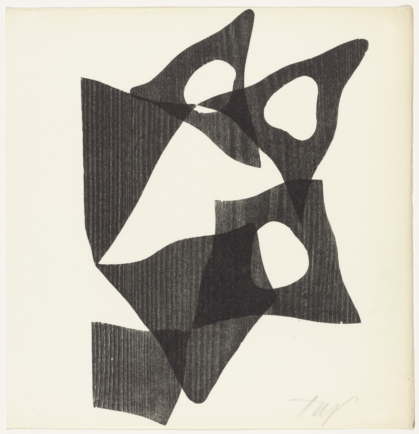 Jean (Hans) Arp. Configuration (supplementary plate) from 11 ...
