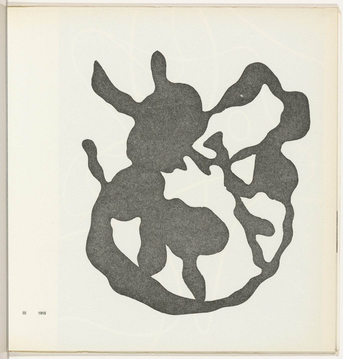 Jean (Hans) Arp. Configuration III (plate, folio 7) from 11 ...