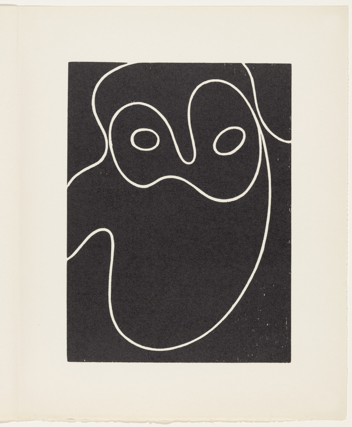 Jean (Hans) Arp. Mask of Philosophy (plate, page 91) from Dreams and ...