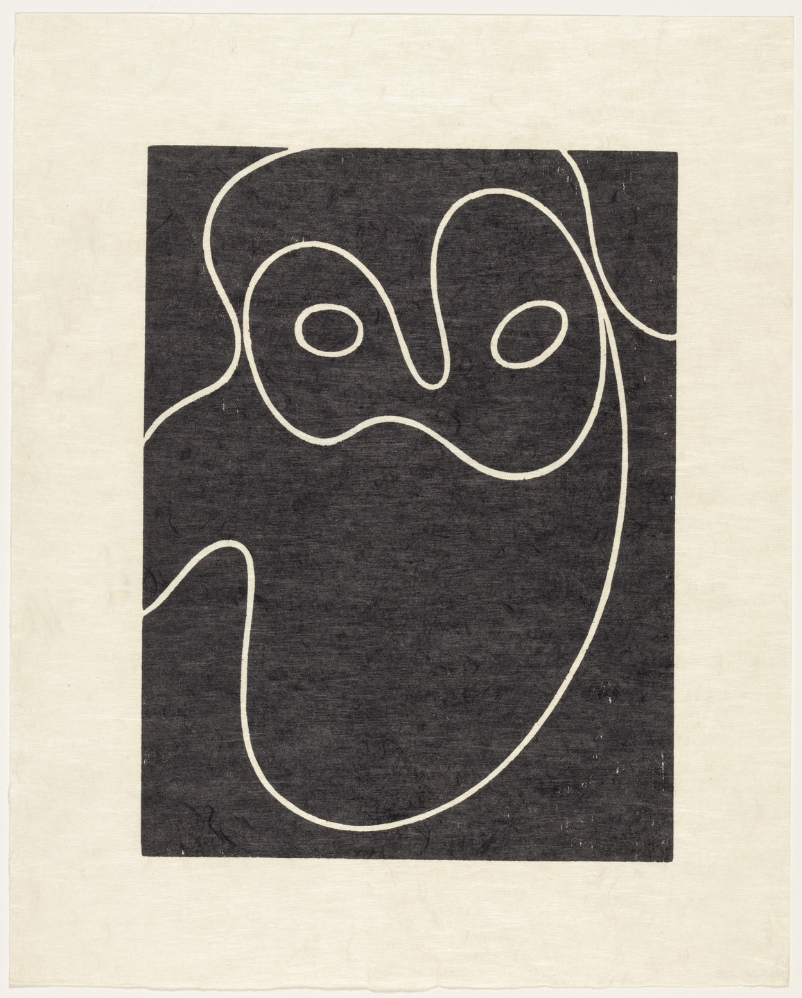 Jean (Hans) Arp. Mask of Philosophy (plate, supplementary suite) from ...