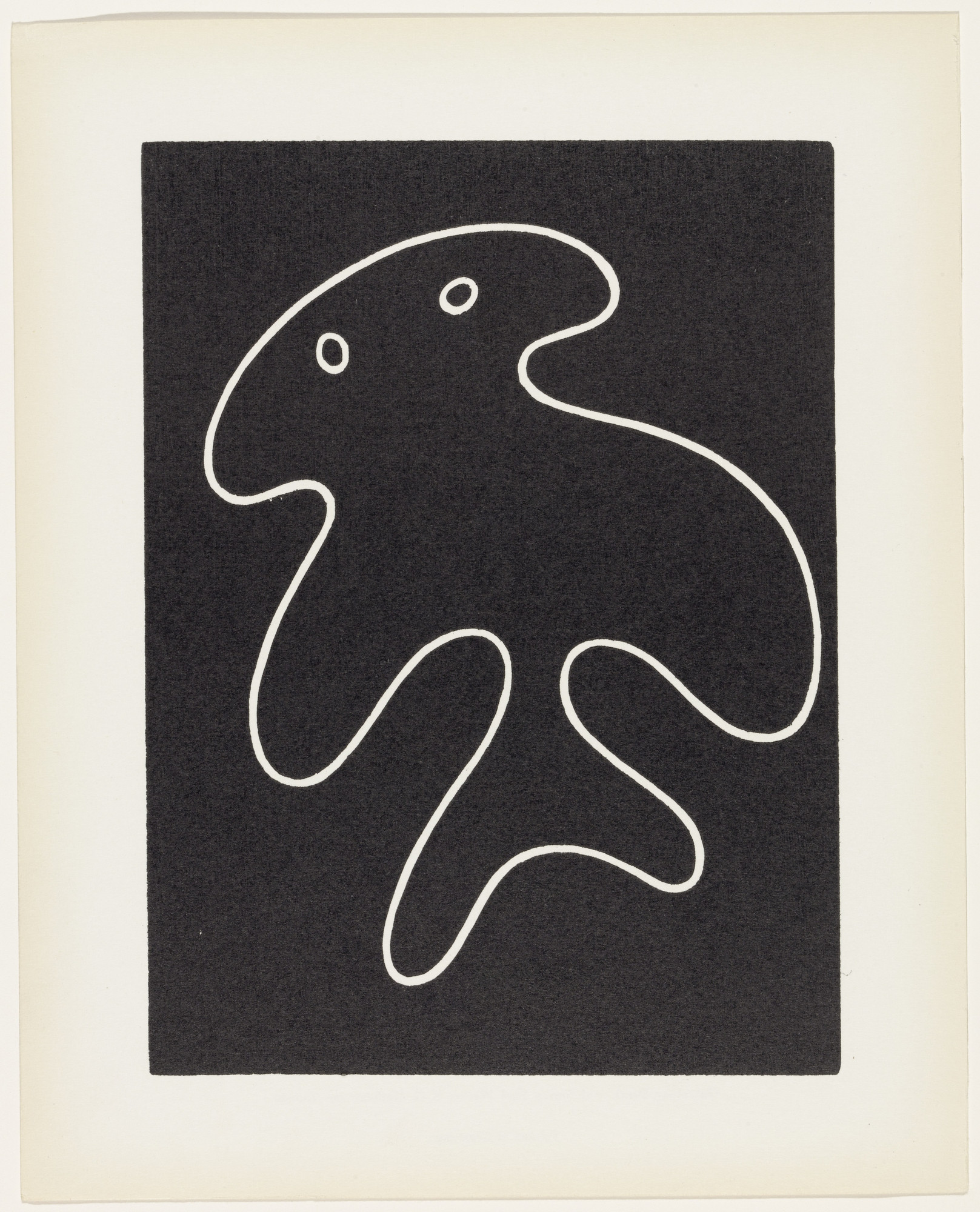 Jean (Hans) Arp. Fish (frontispiece) from Hairy Hearts 1923-26, Kings ...